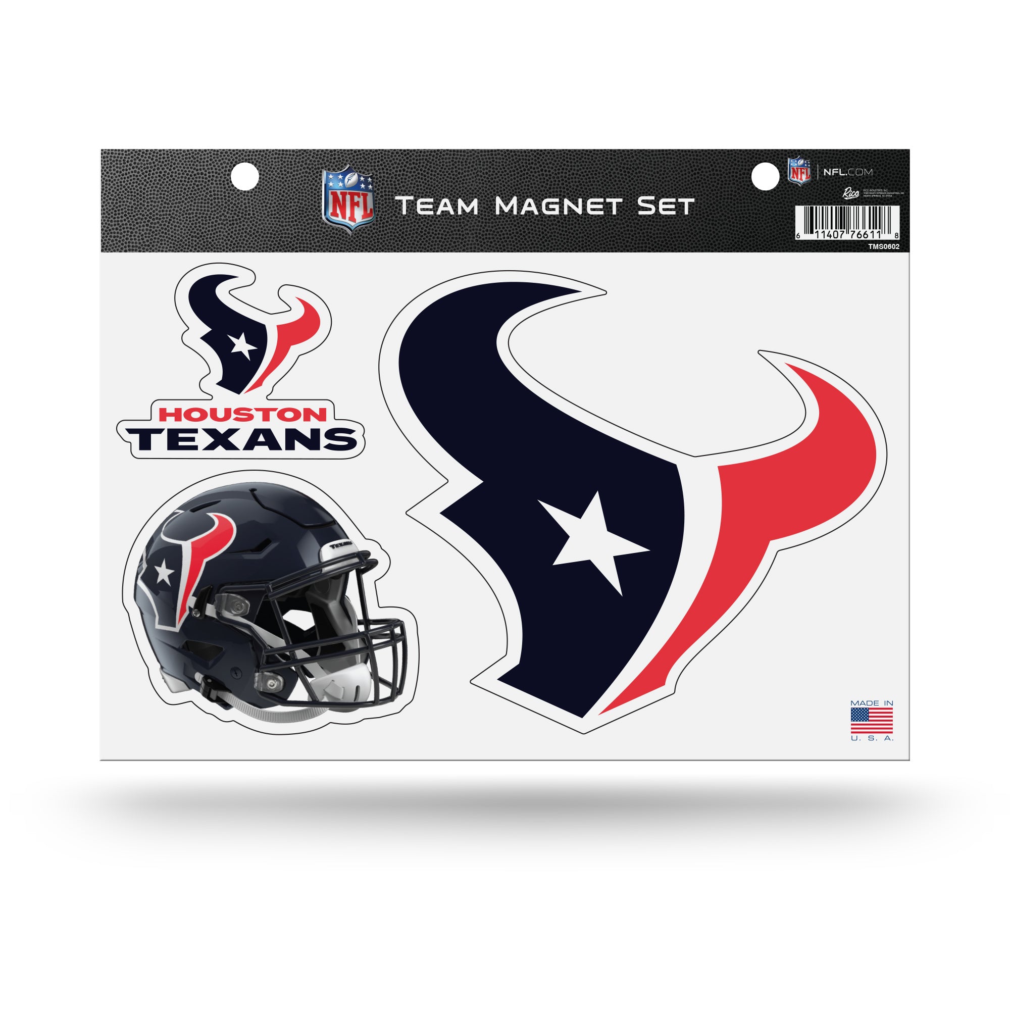 Houston Texans Team Magnet Sheet