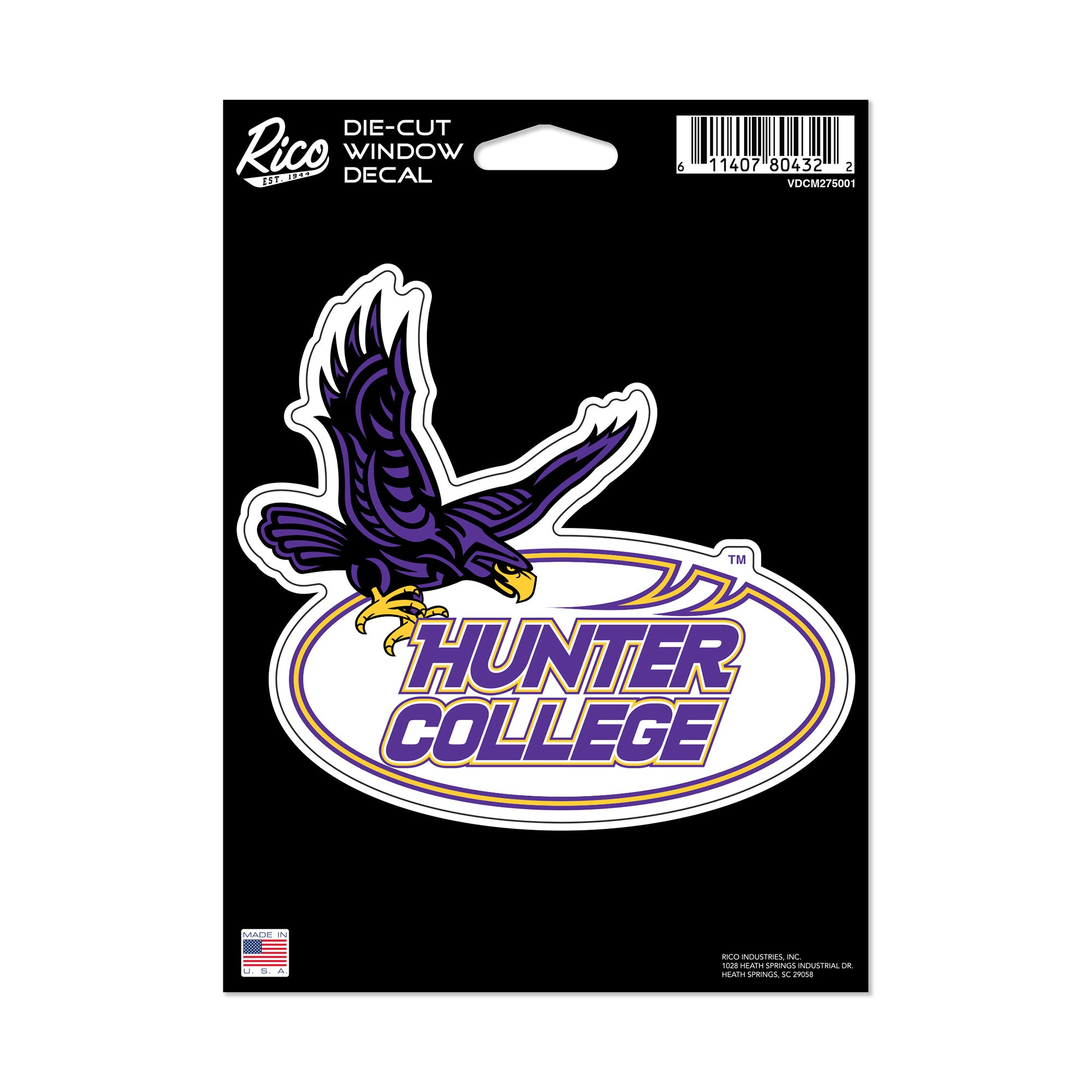 Hunter Hawks Medium Die Cut Decal