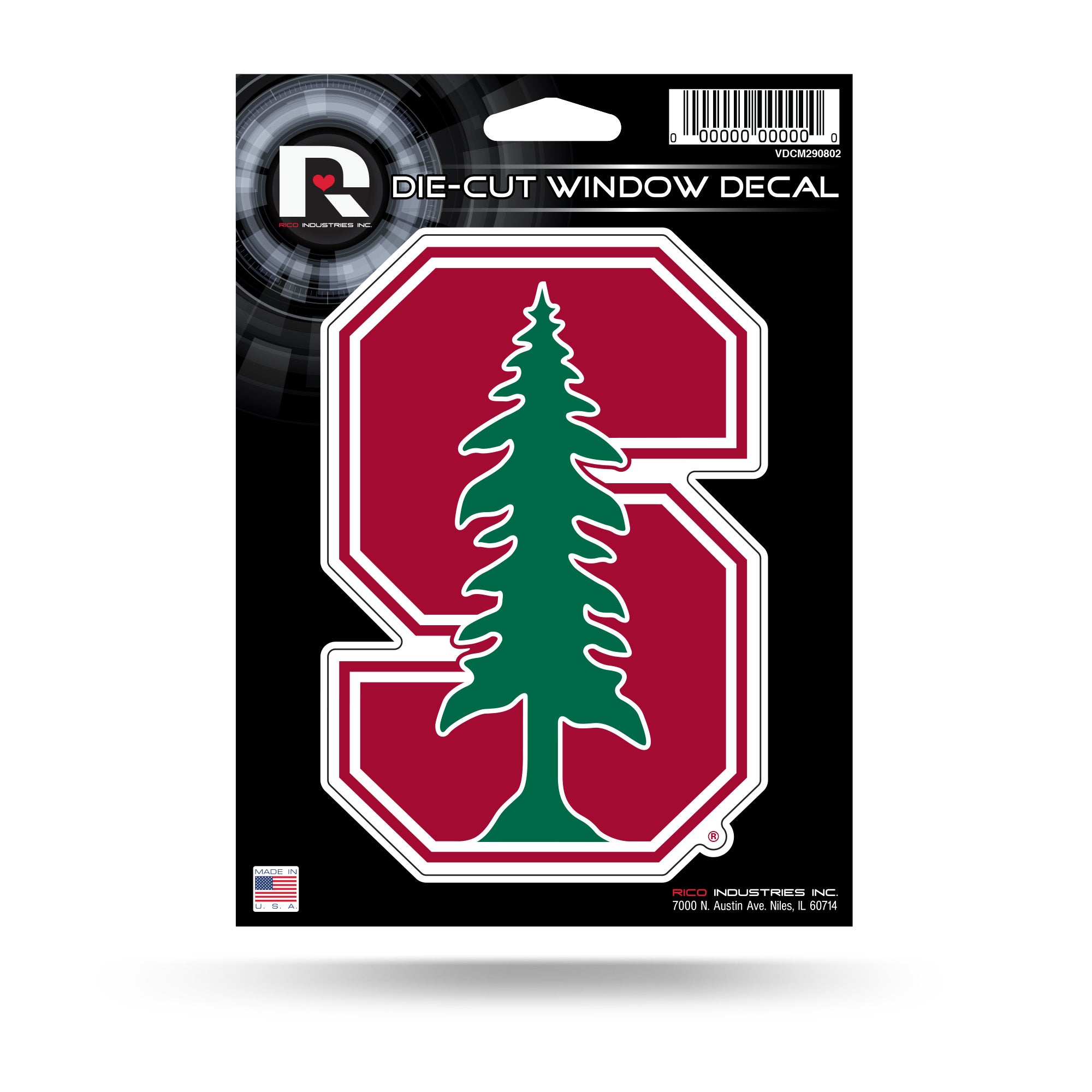 Stanford Medium Die Cut Decal