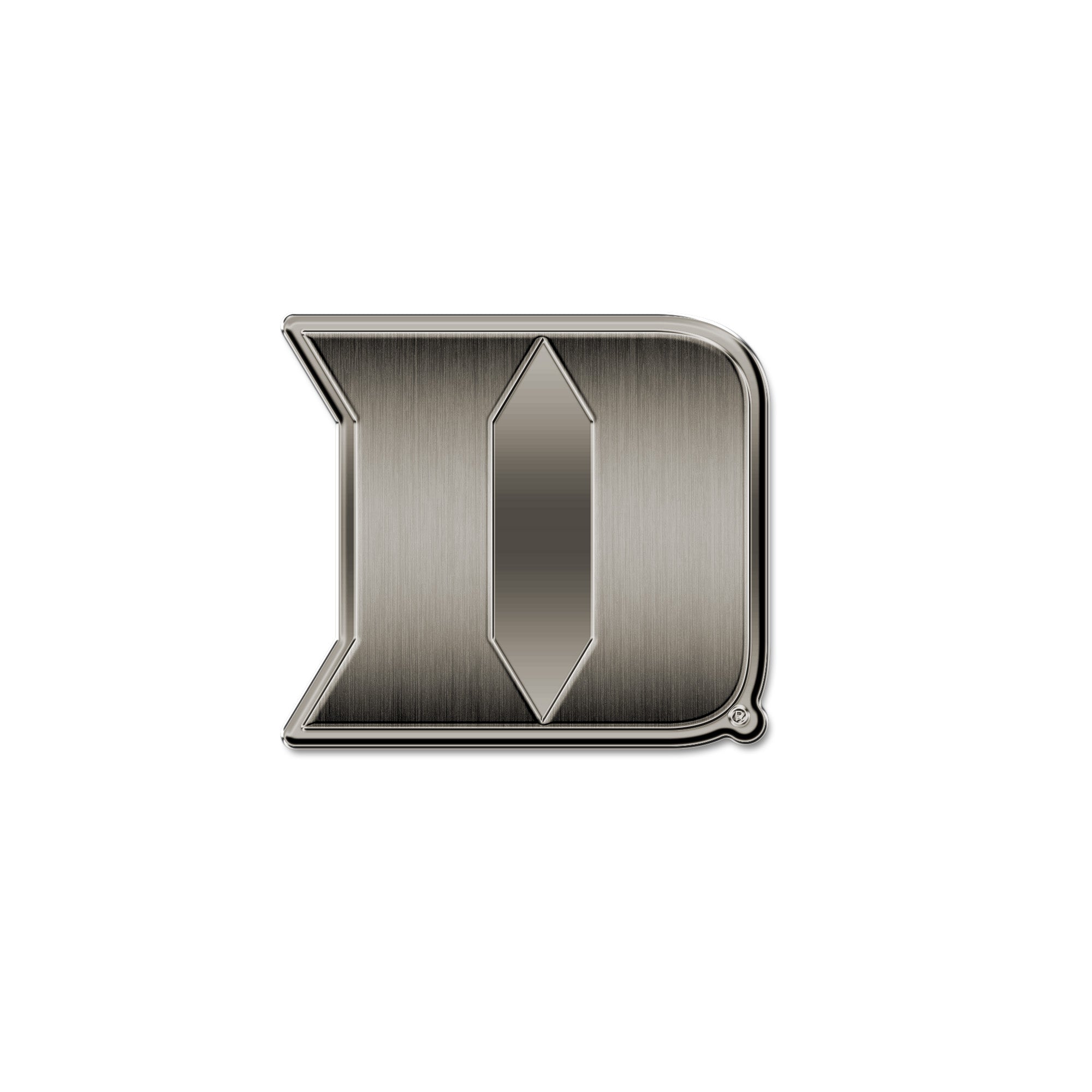 Duke Blue Devils Antique Nickel Auto Emblem