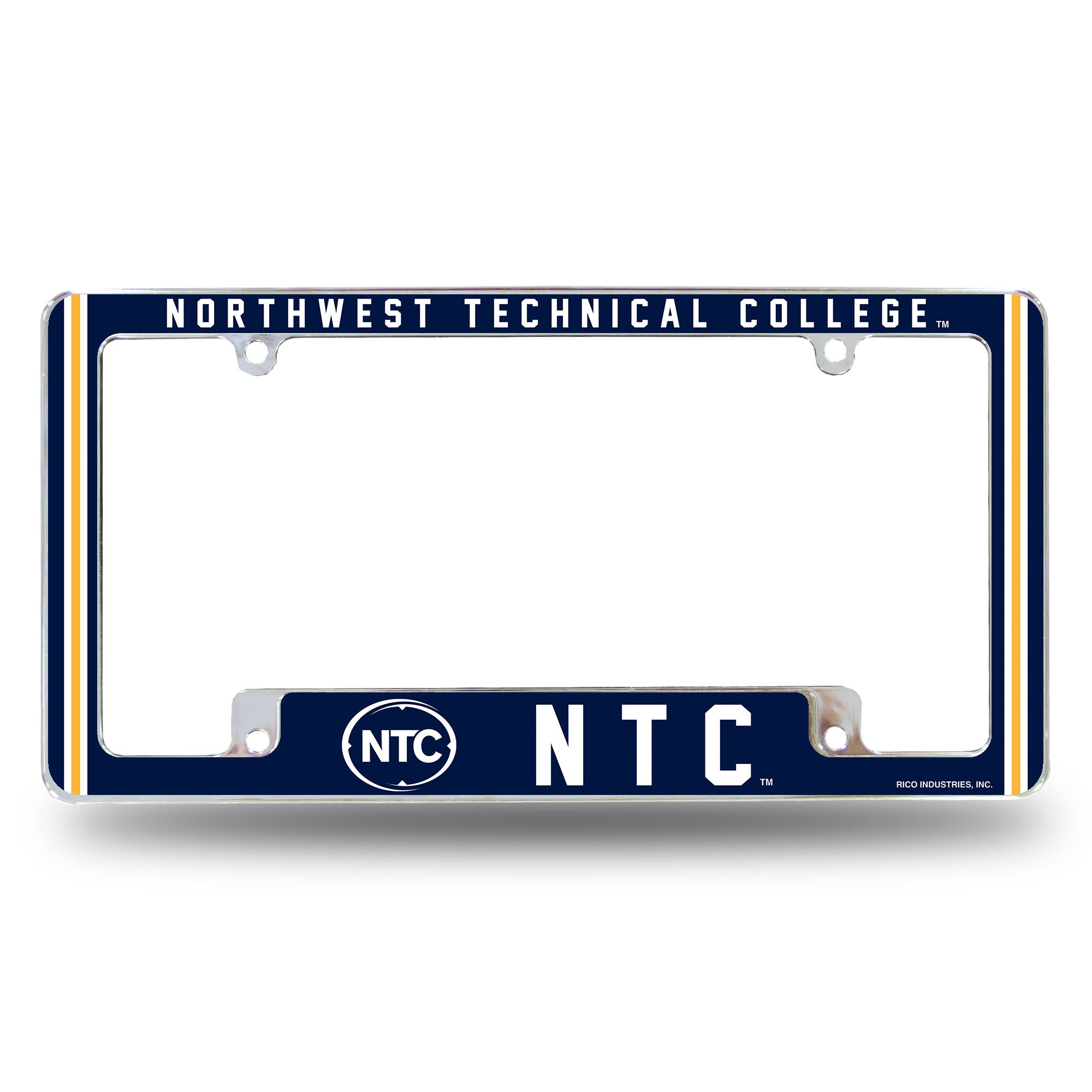 Northwest Technical College All Over Chrome License Plate Frame