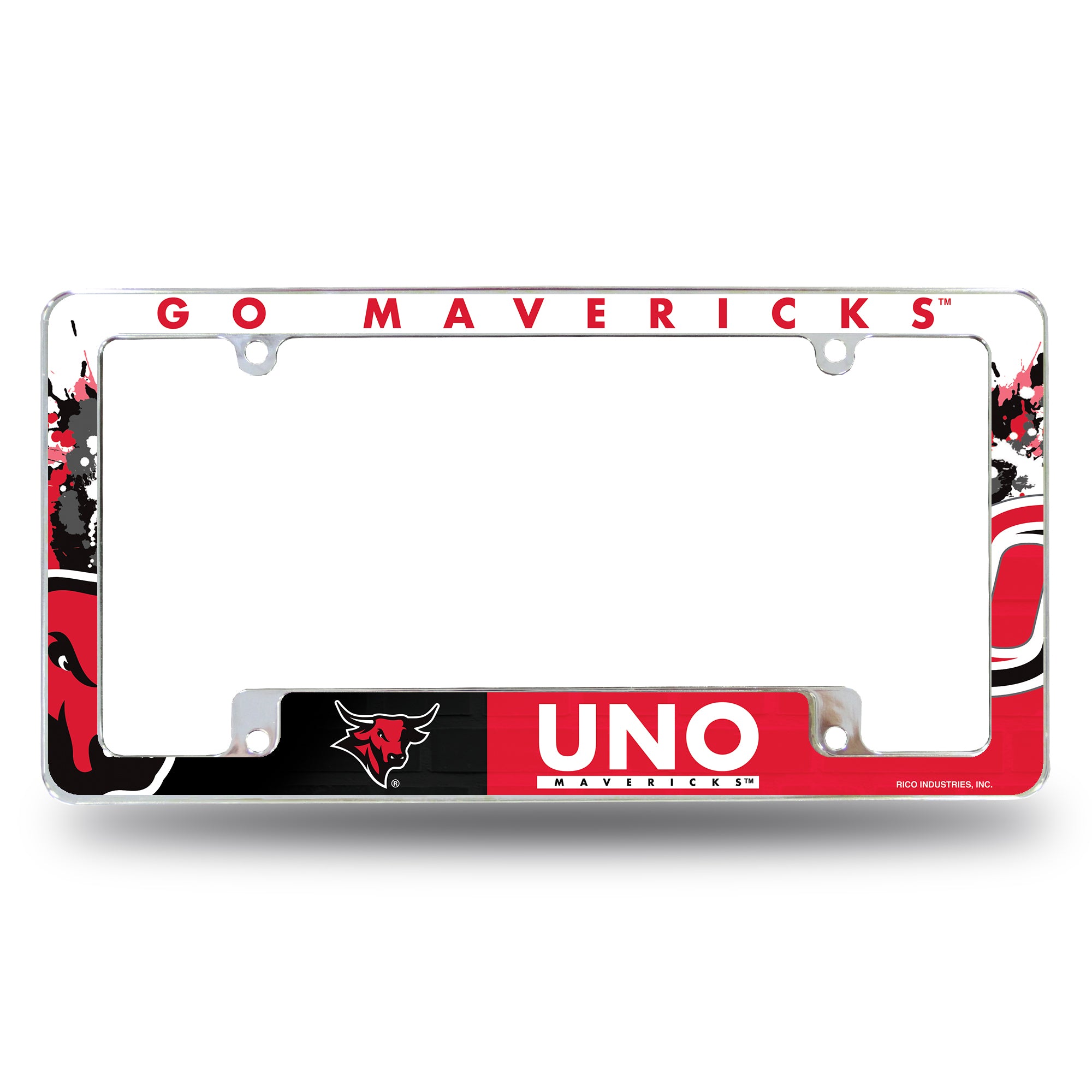 Nebraska - Omaha All Over Chrome Frame