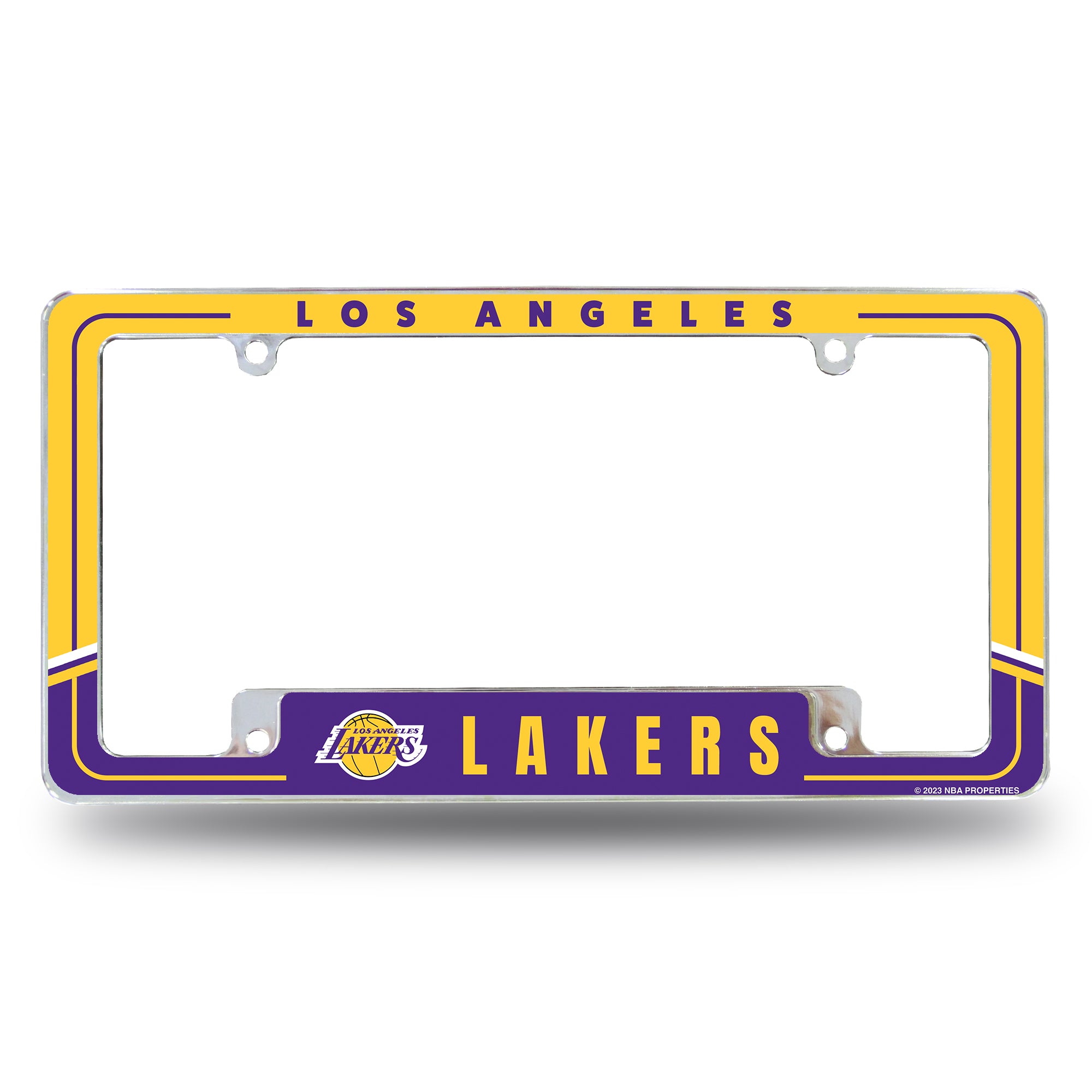 Lakers Two-Tone All Over Chrome Frame