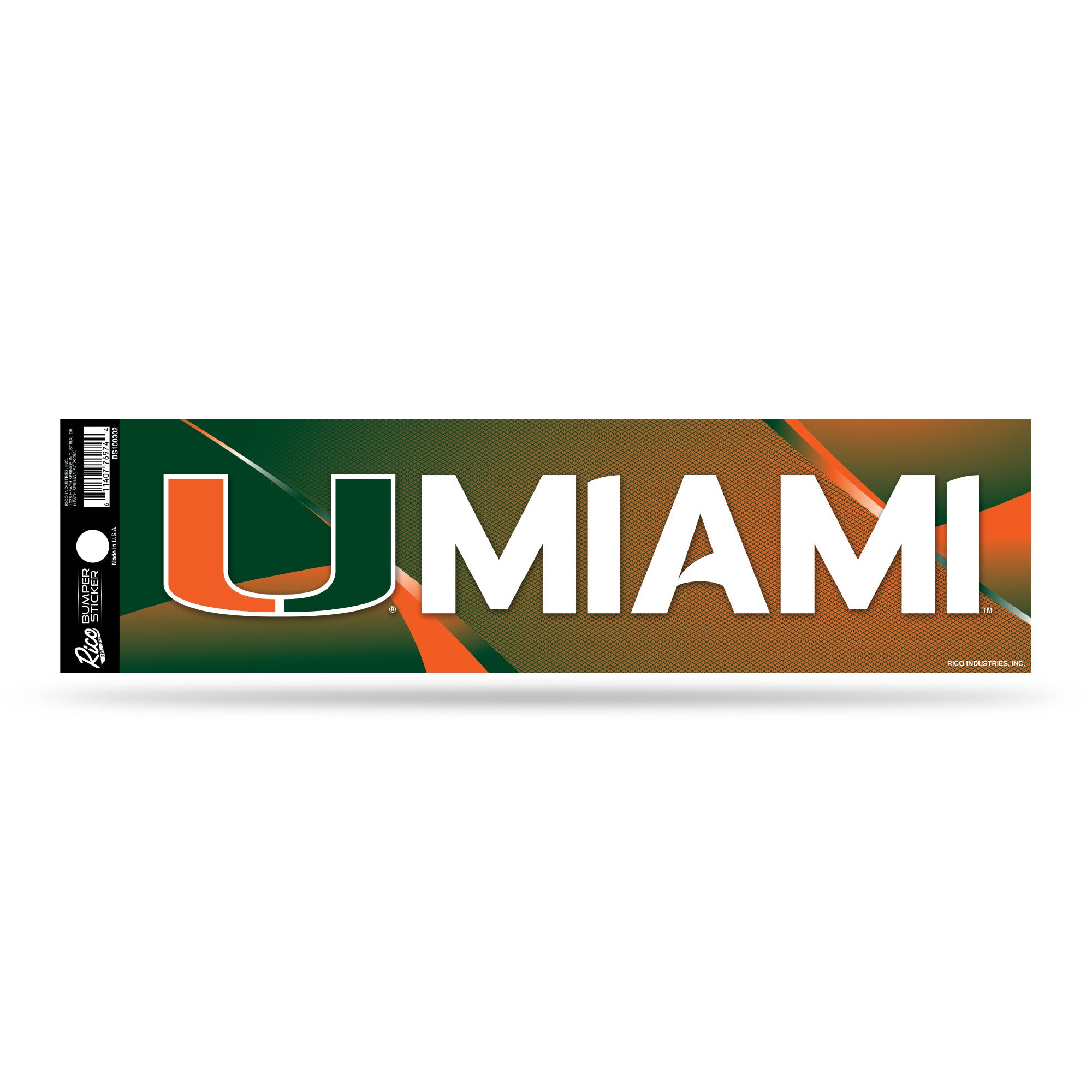 Miami Hurricanes Bumper Sticker