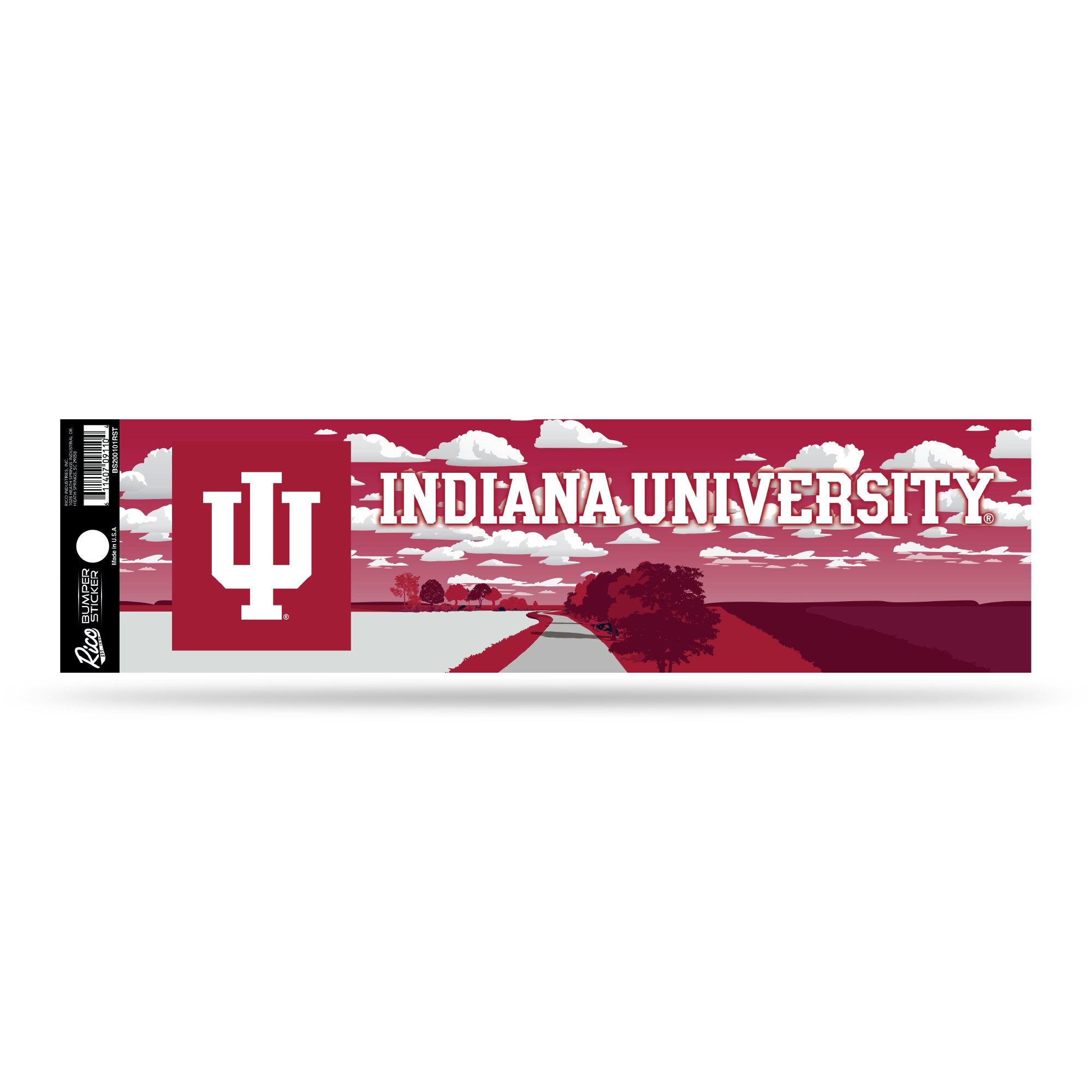 Indiana Hoosiers Resort Design Bumper Sticker