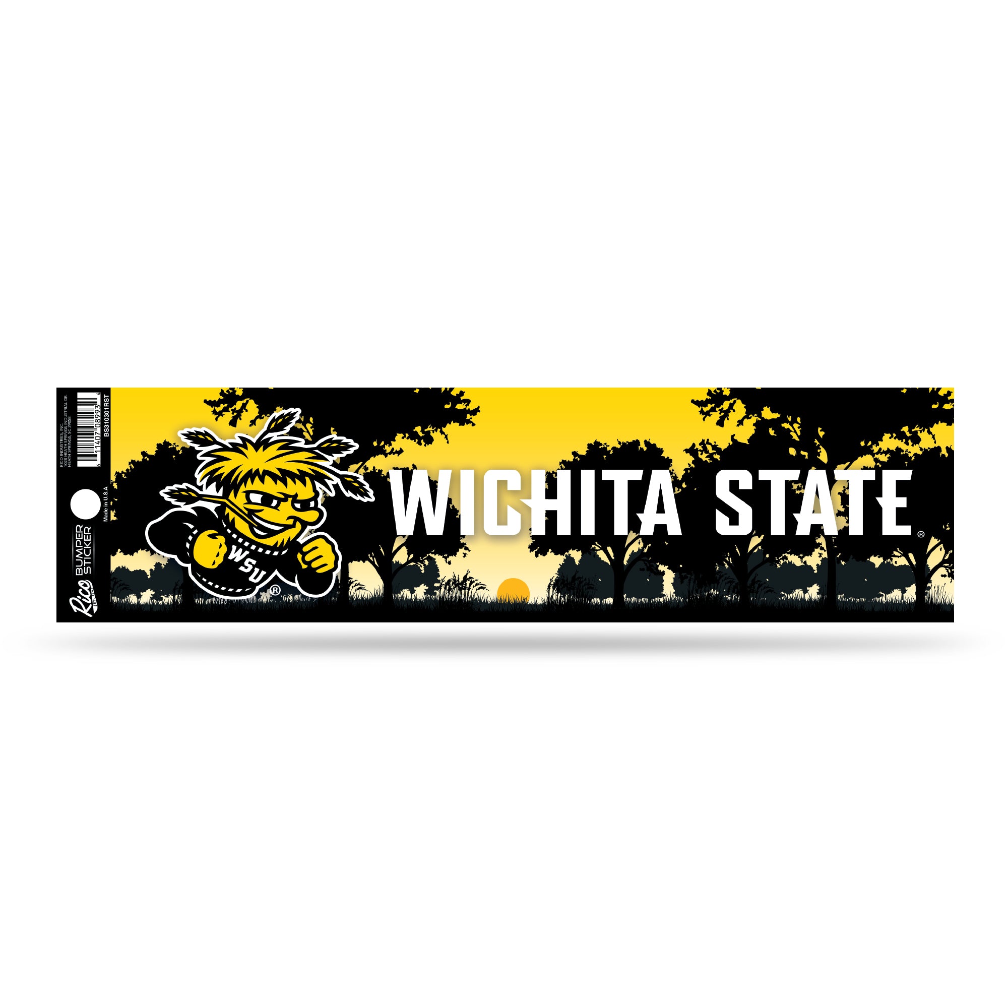 Wichita State Shockers Resort Design Bumper Sticker