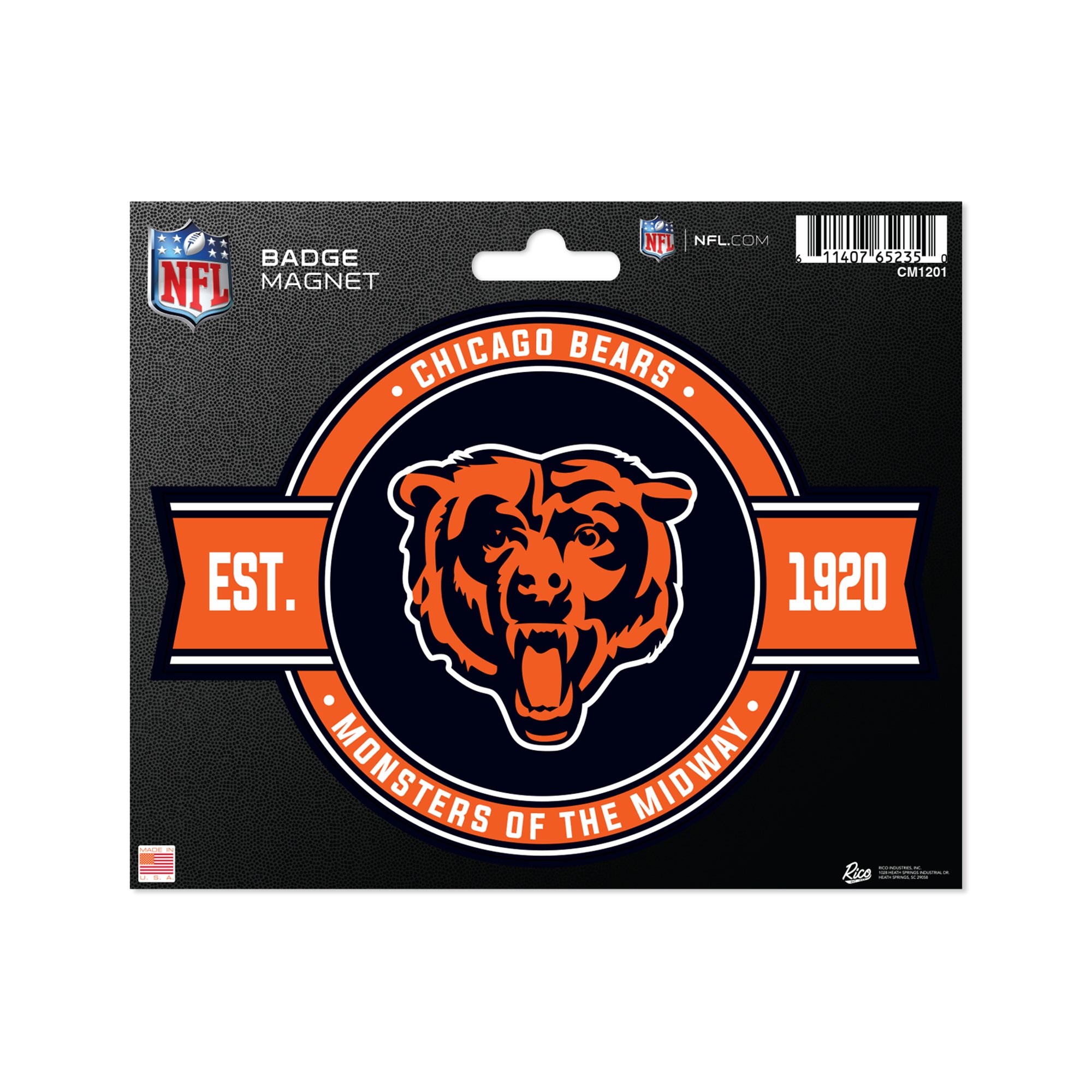 Chicago Bears Badge Magnet