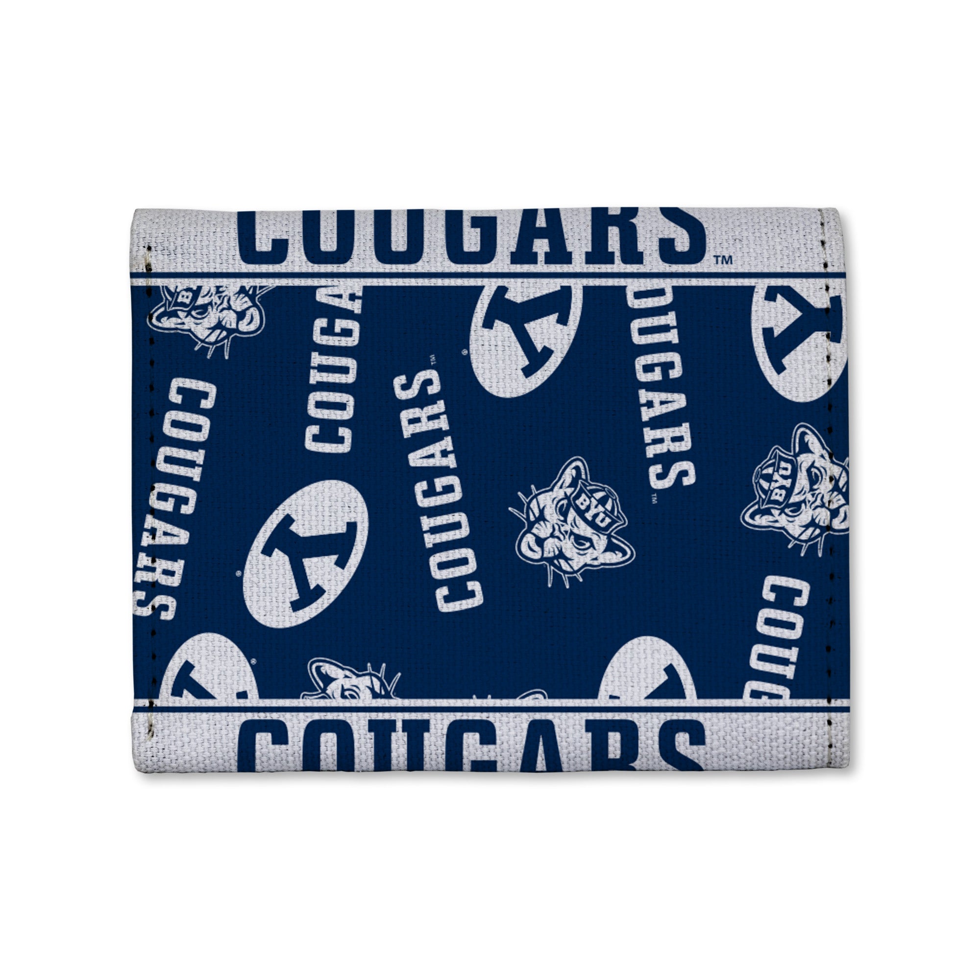 BYU Cougars Canvas Trifold Wallet