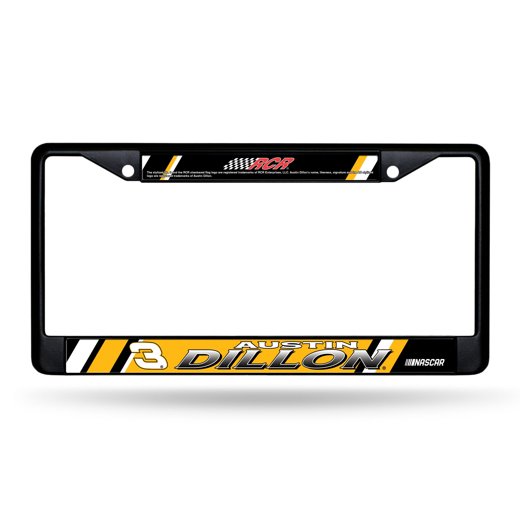 Austin Dillon Black Chrome Frame With Printed Insert