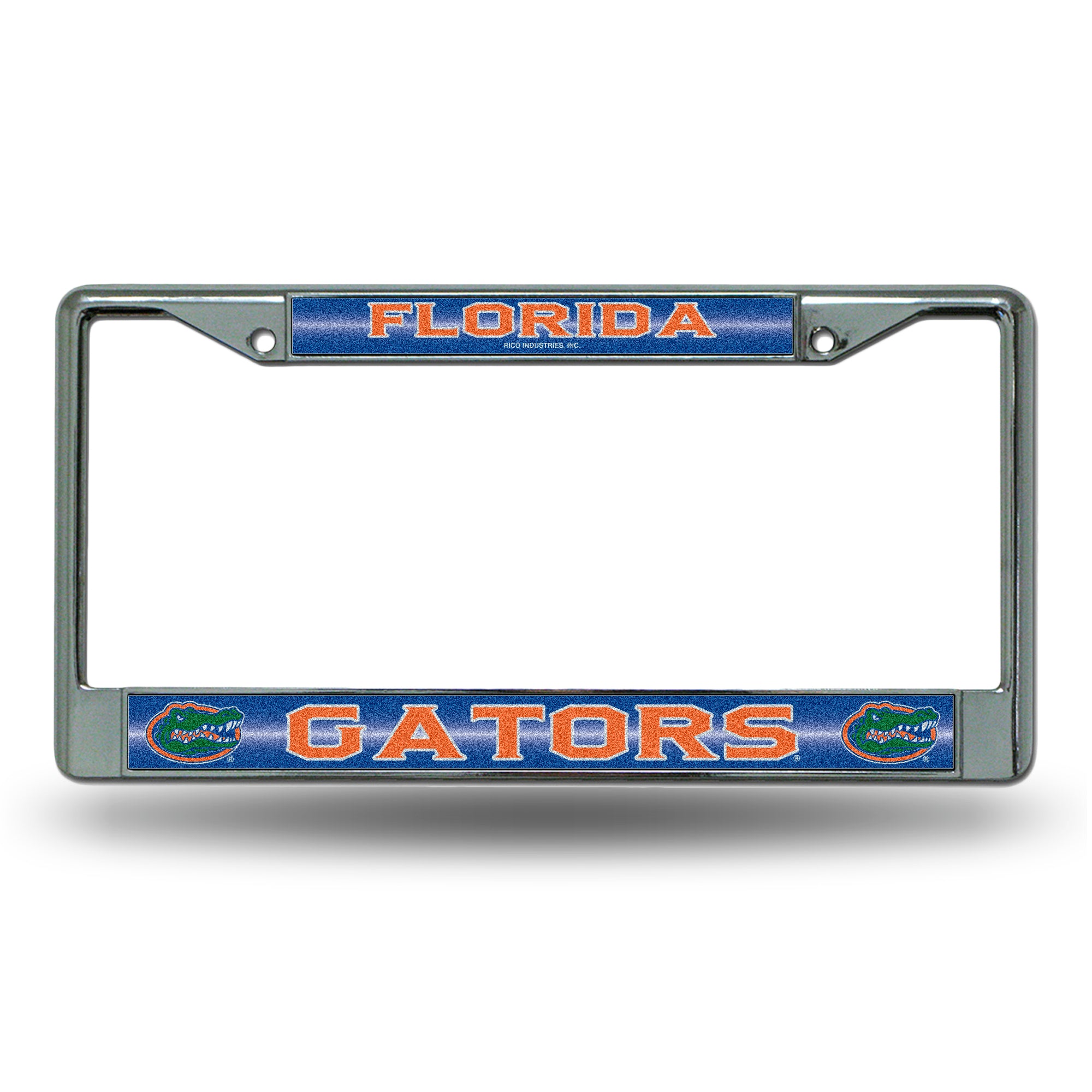 Florida Gators 12" x 6" Silver Bling Chrome Frame