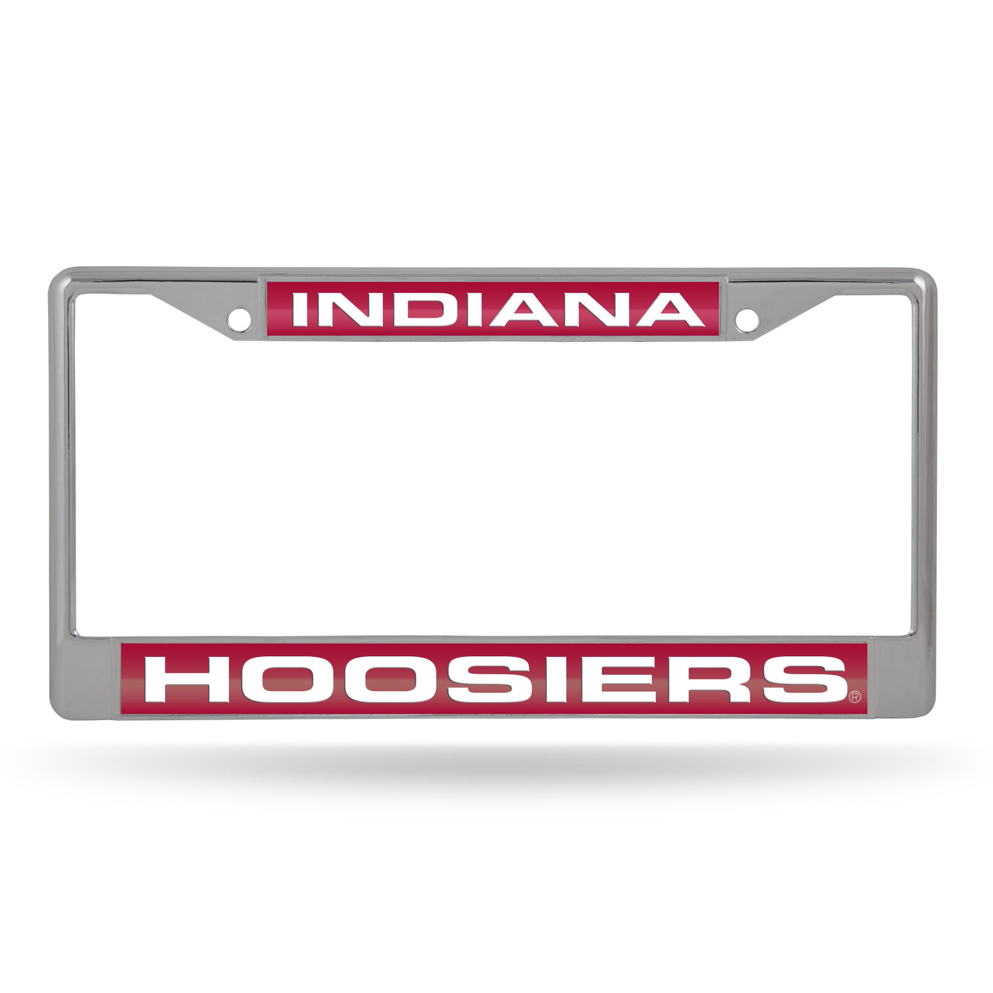 Indiana Hoosiers Laser Chrome 12 x 6 License Plate Frame