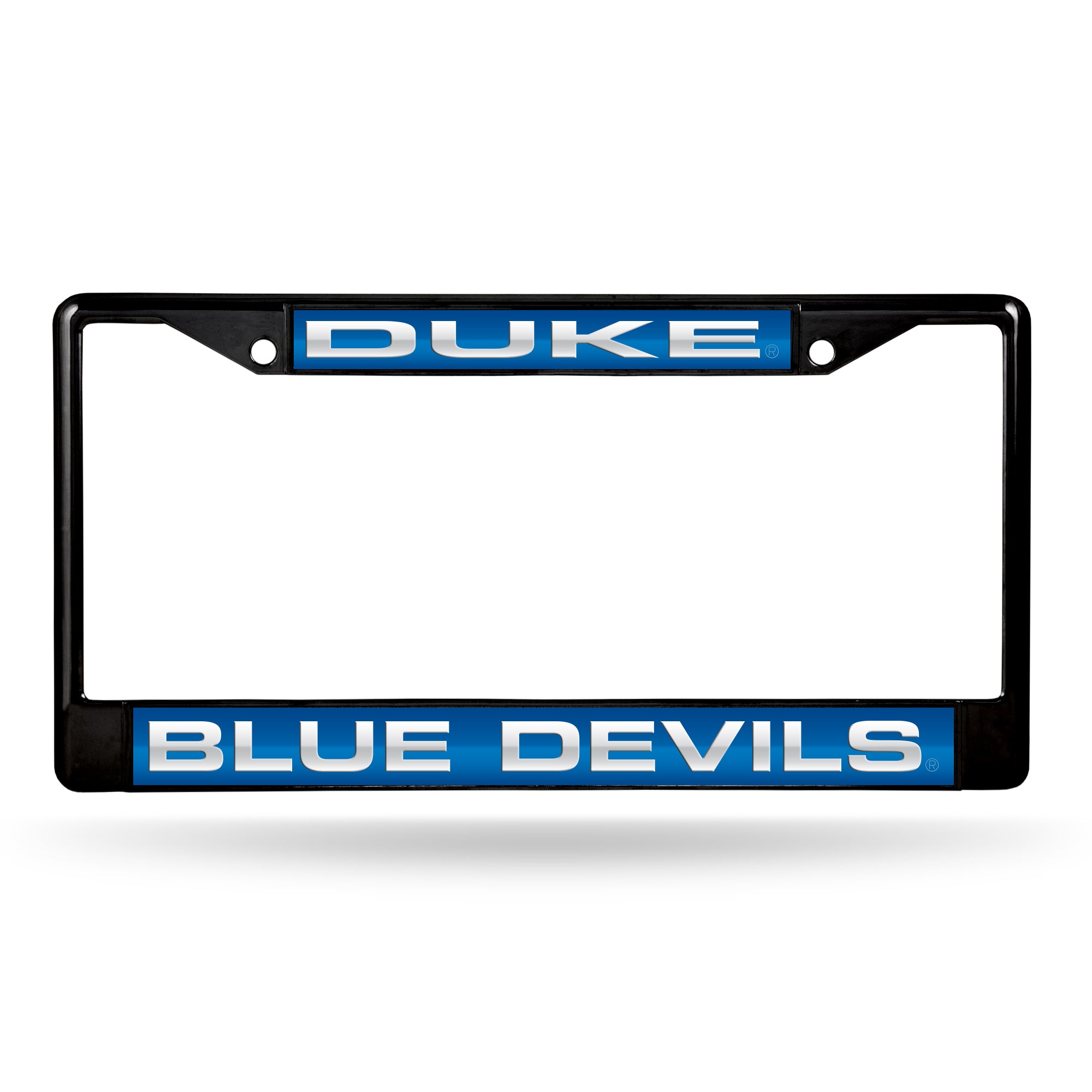 Duke Blue Devils Black Laser Chrome Frame