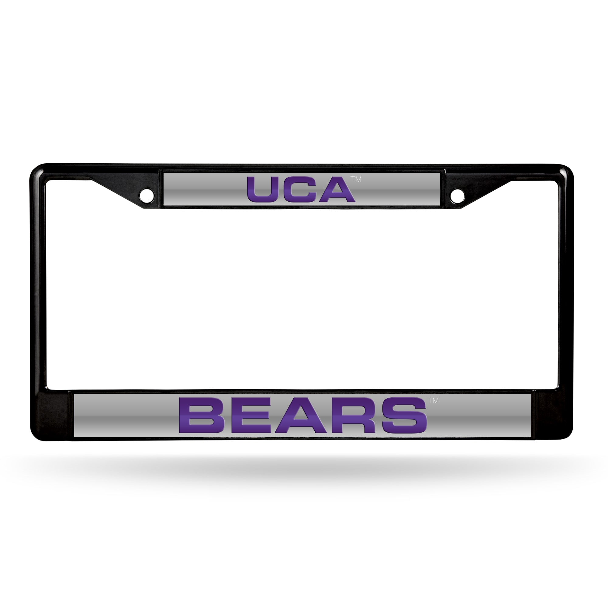 Central Arkansas Bears Black Laser Chrome Frame