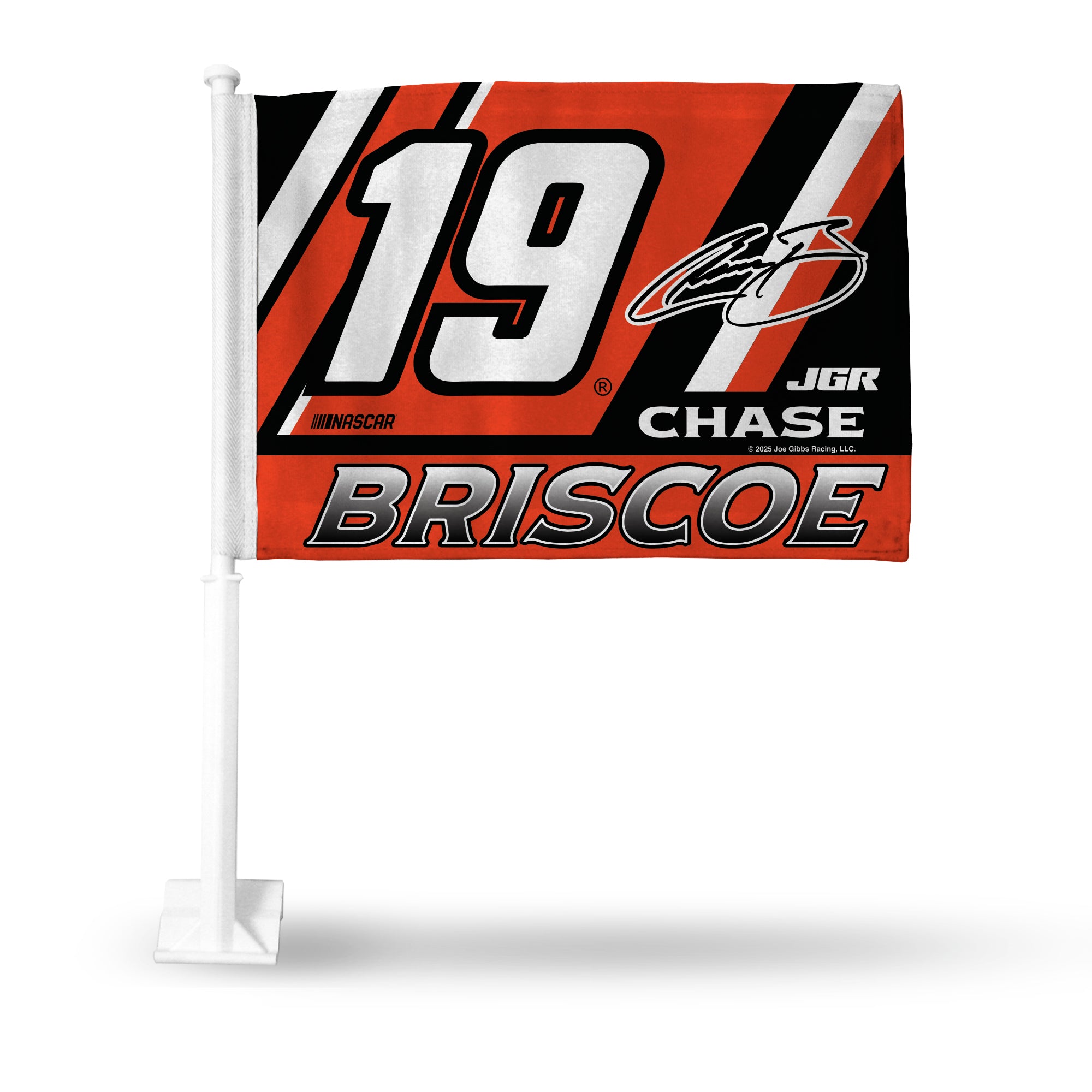 Chase Briscoe Car Flag (White Pole)