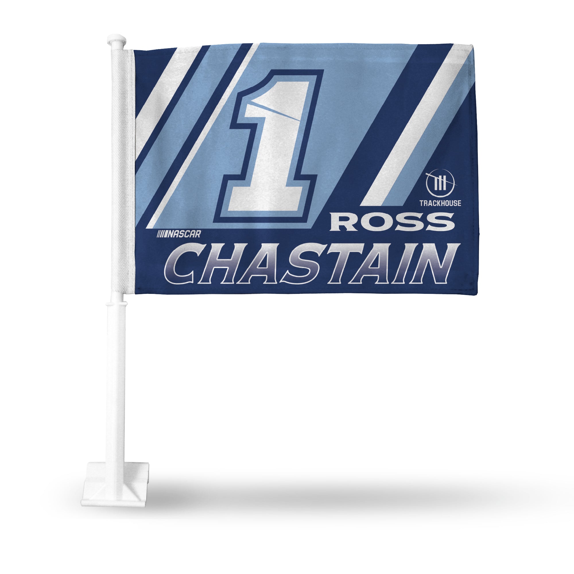 Ross Chastain Car Flag (White Pole)