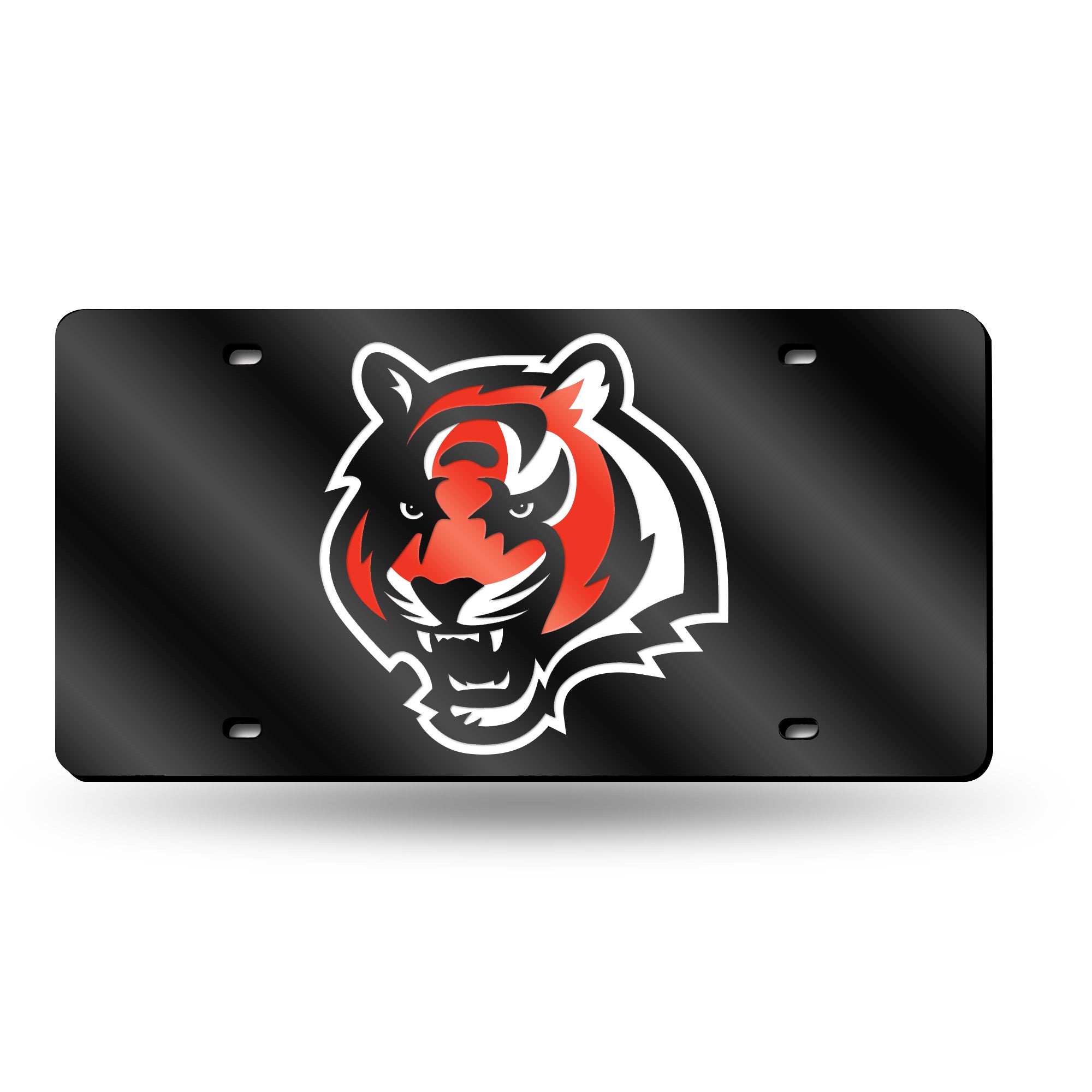 Cincinnati Bengals Colored Laser Cut Auto Tag