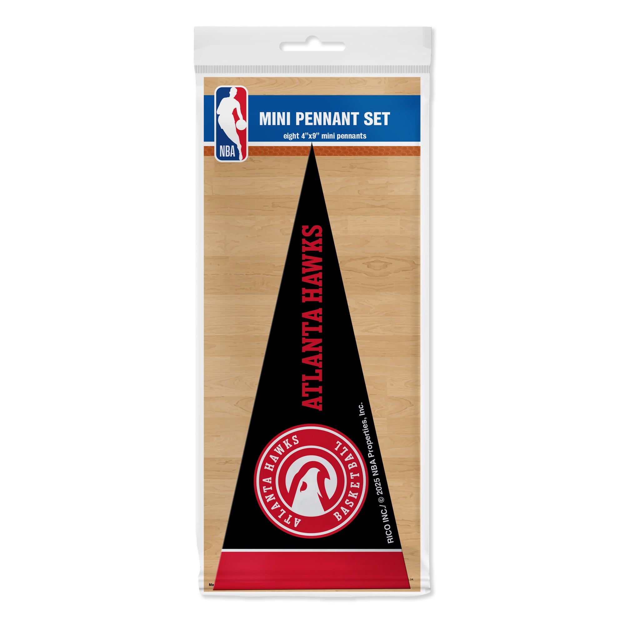 Atlanta Hawks 8-Piece Mini Pennant Pack