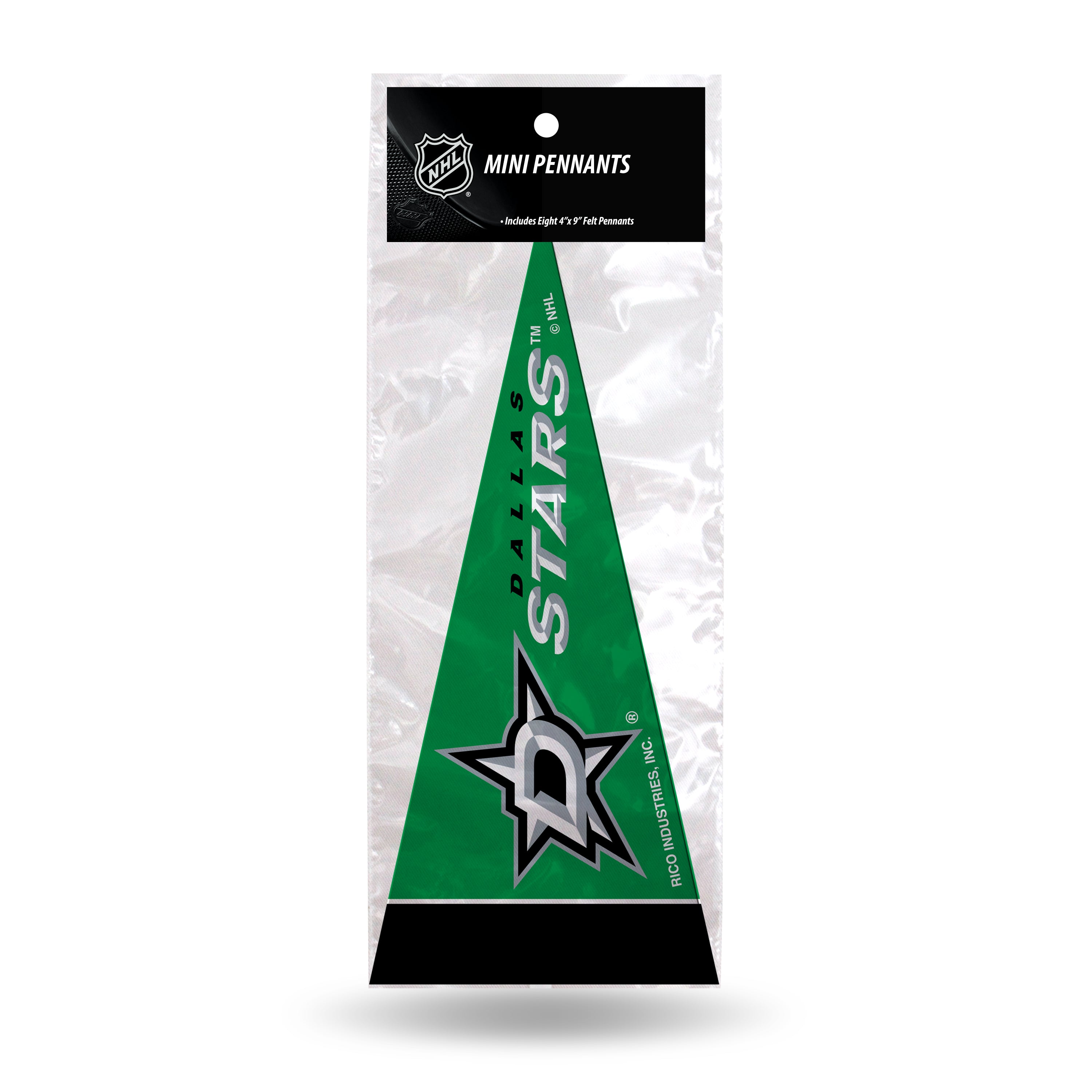 Stars 8 Pack Mini Pennant Set