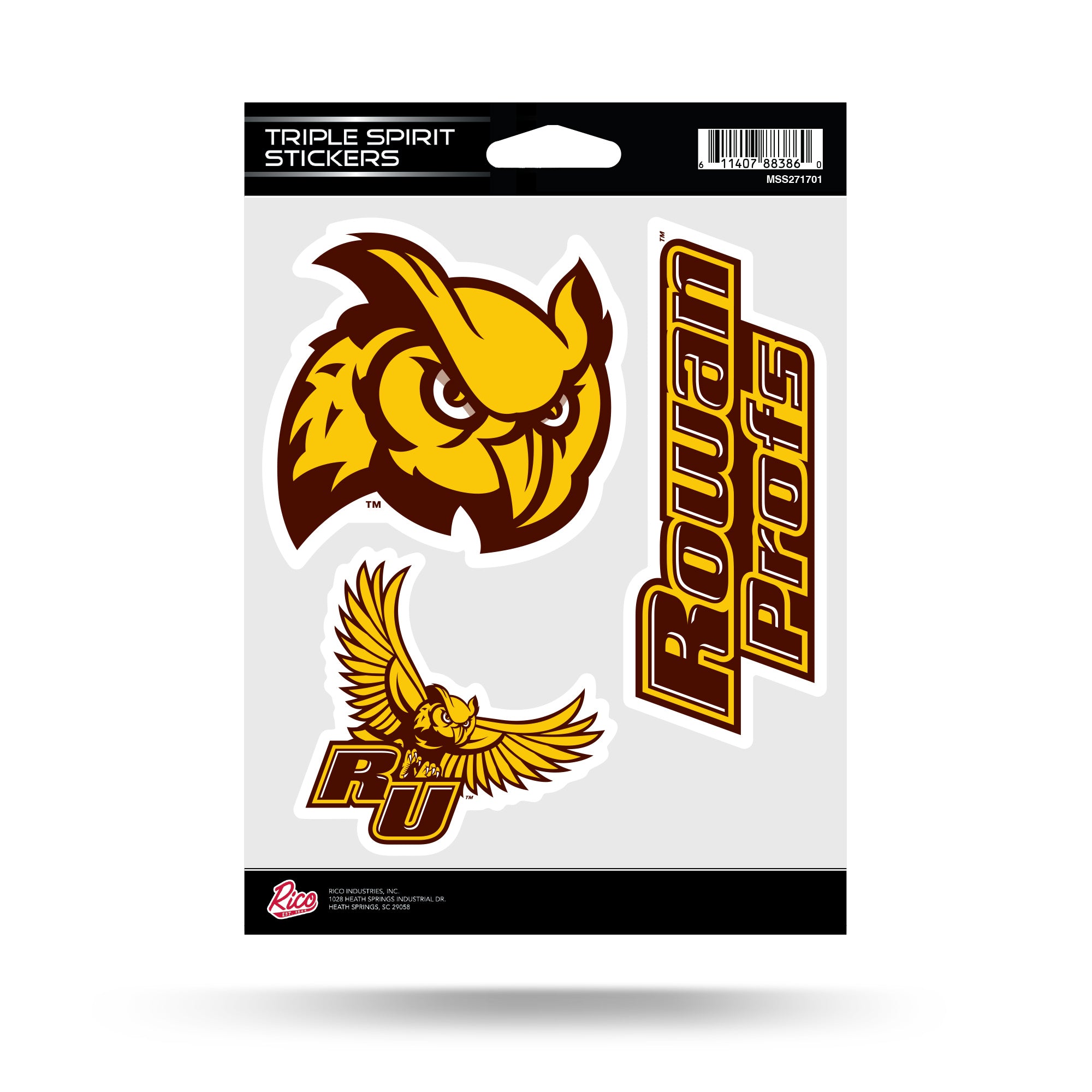 Rowan Profs Triple Spirit Stickers