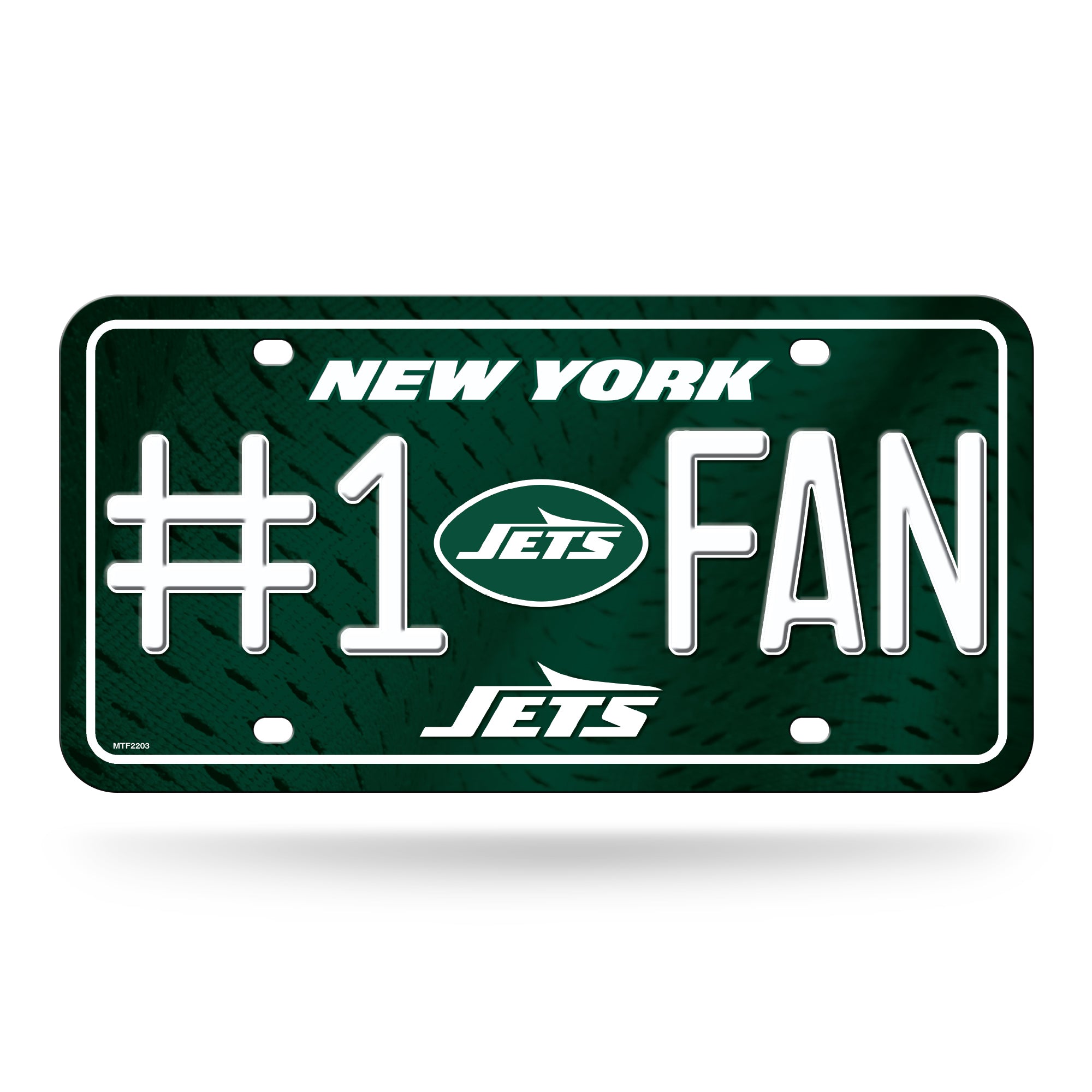 New York Jets Primary Logo #1 Fan Metal Auto Tag