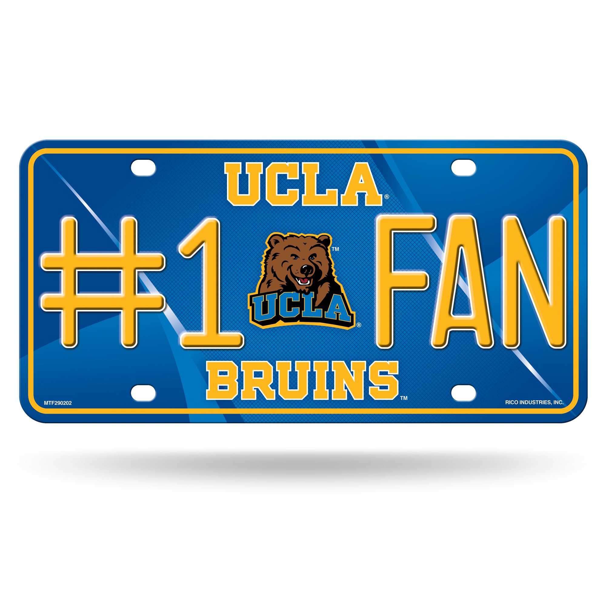 UCLA #1 Fan Metal Tag