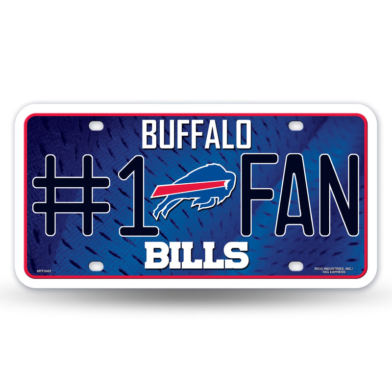 Bills #1 Fan Primary Logo Metal Tag