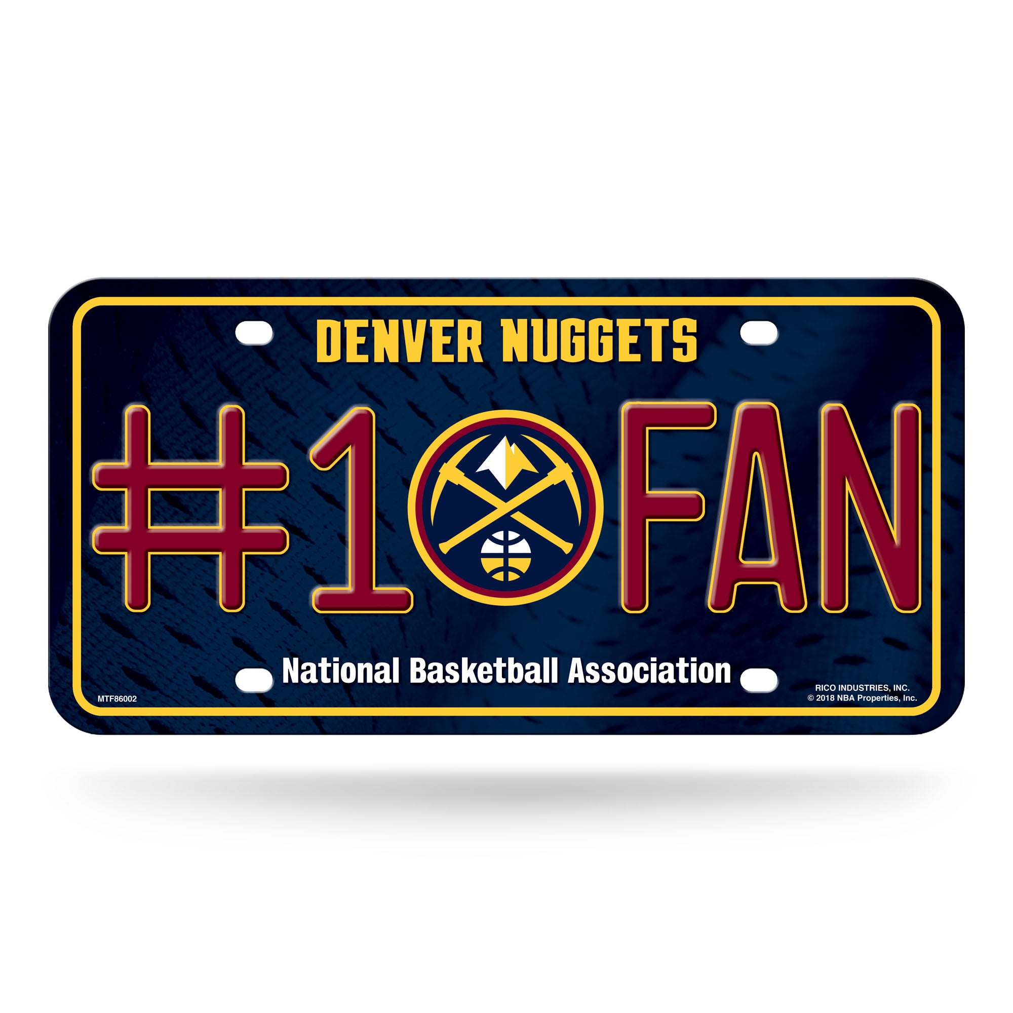 Nuggets New Logo #1 Fan Metal Tag