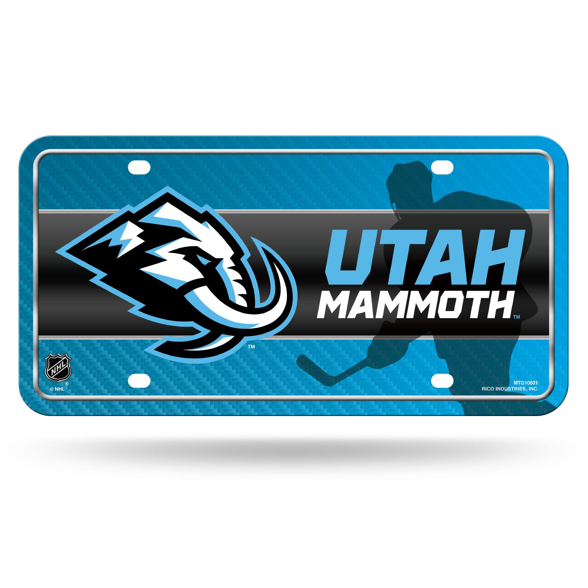 Utah Mammoth Metal Auto Tag