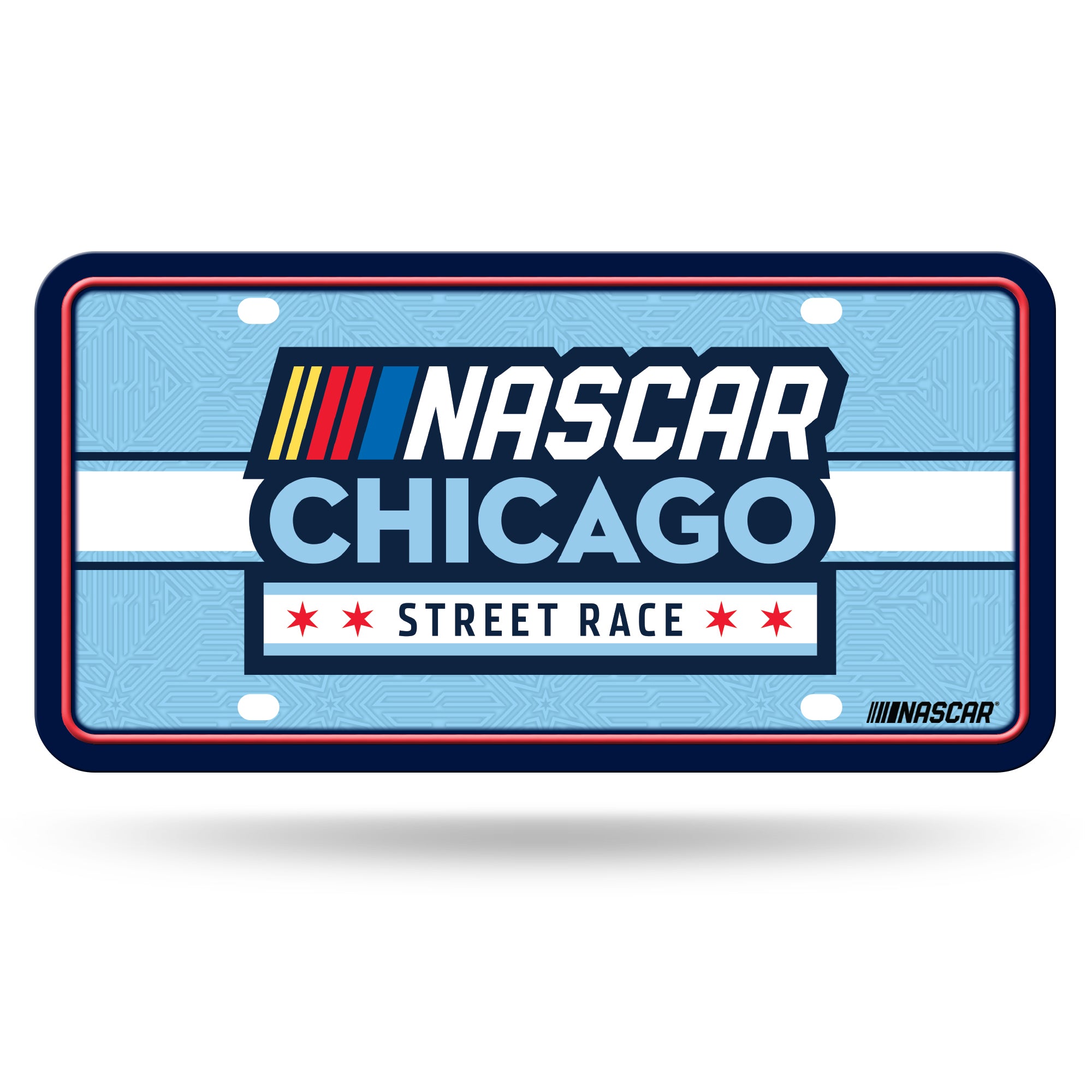 Chicago Street Race Metal Auto Tag