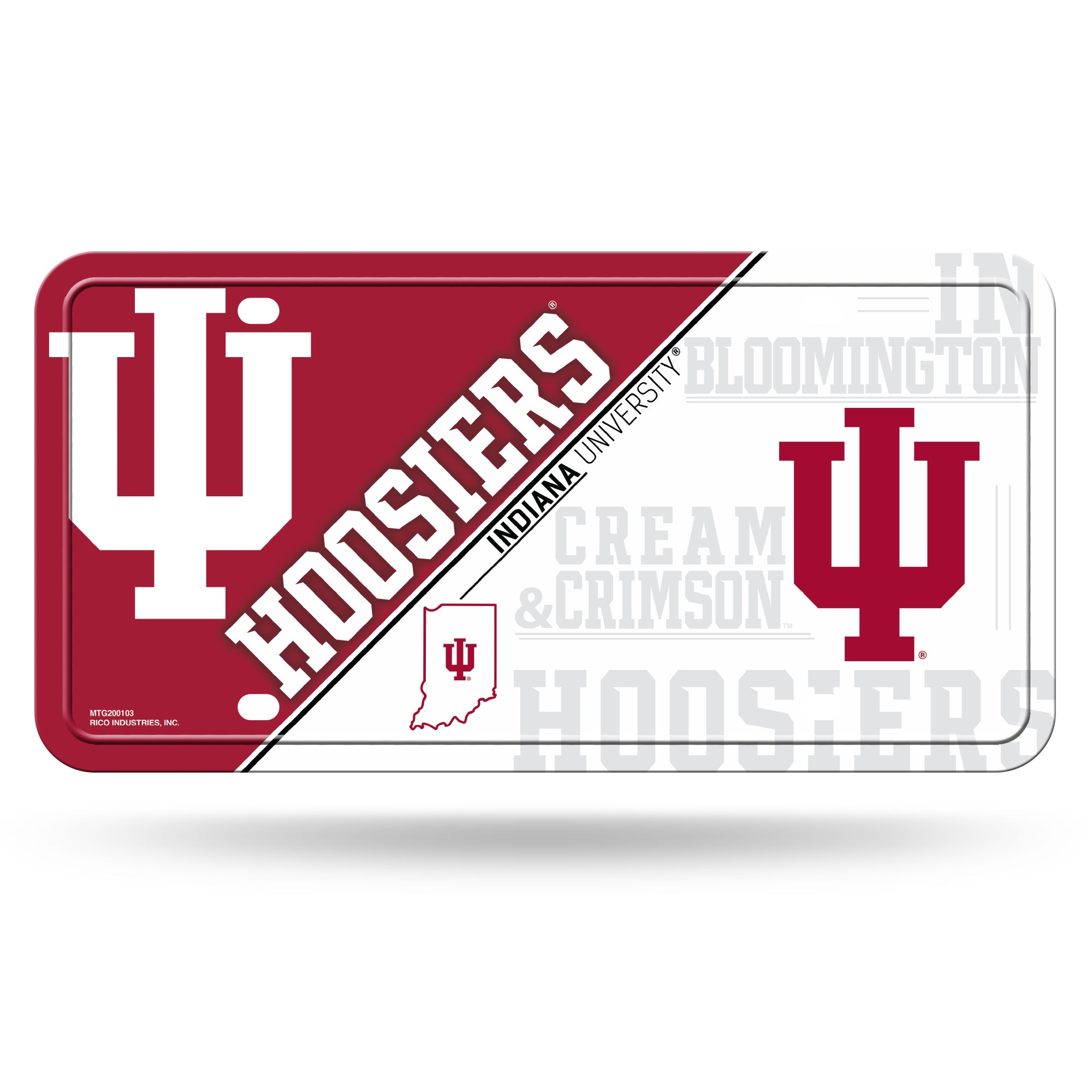 Indiana Hoosiers Metal Tag