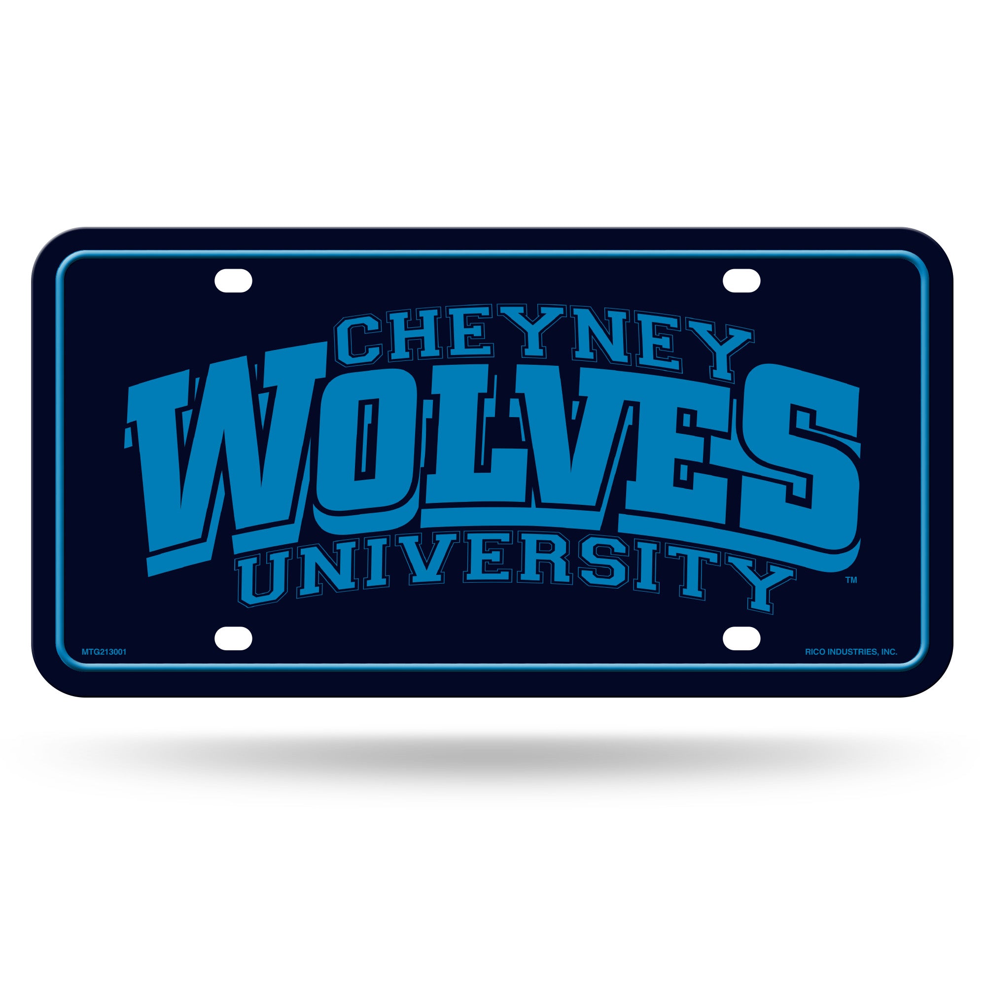 Cheyney Wolves Metal Auto Tag