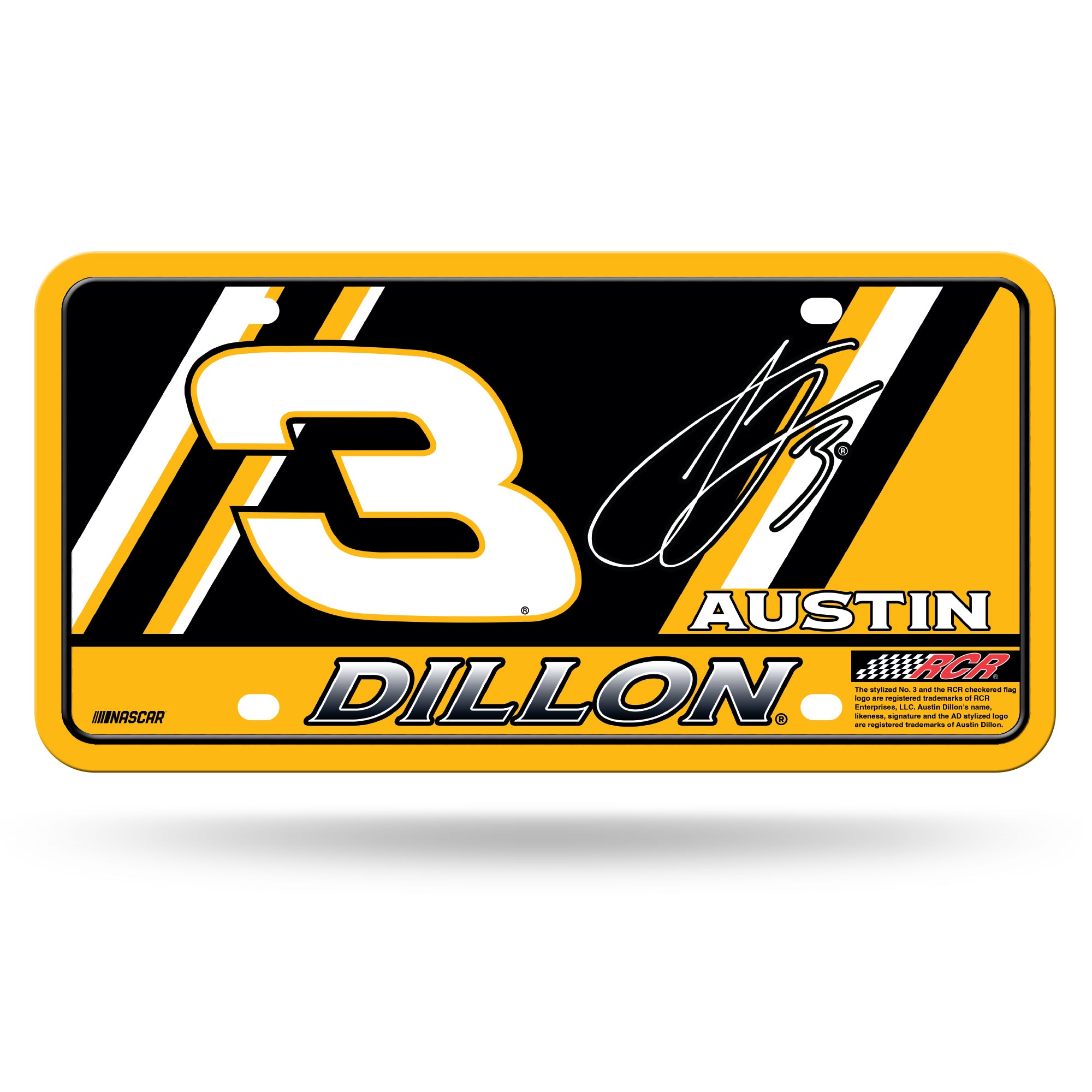 Austin Dillon Metal Auto Tag