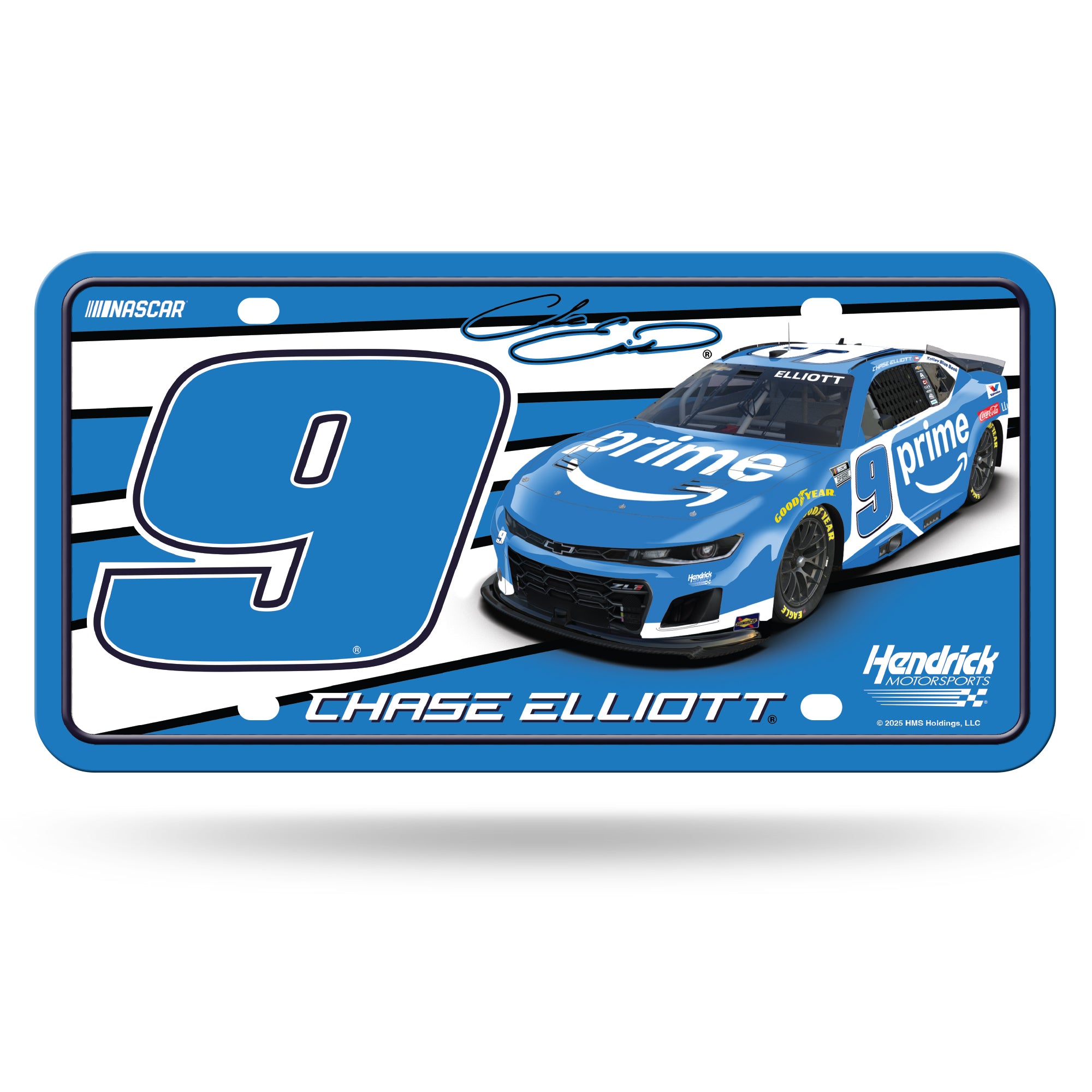 Chase Elliott Full Car Metal Auto Tag