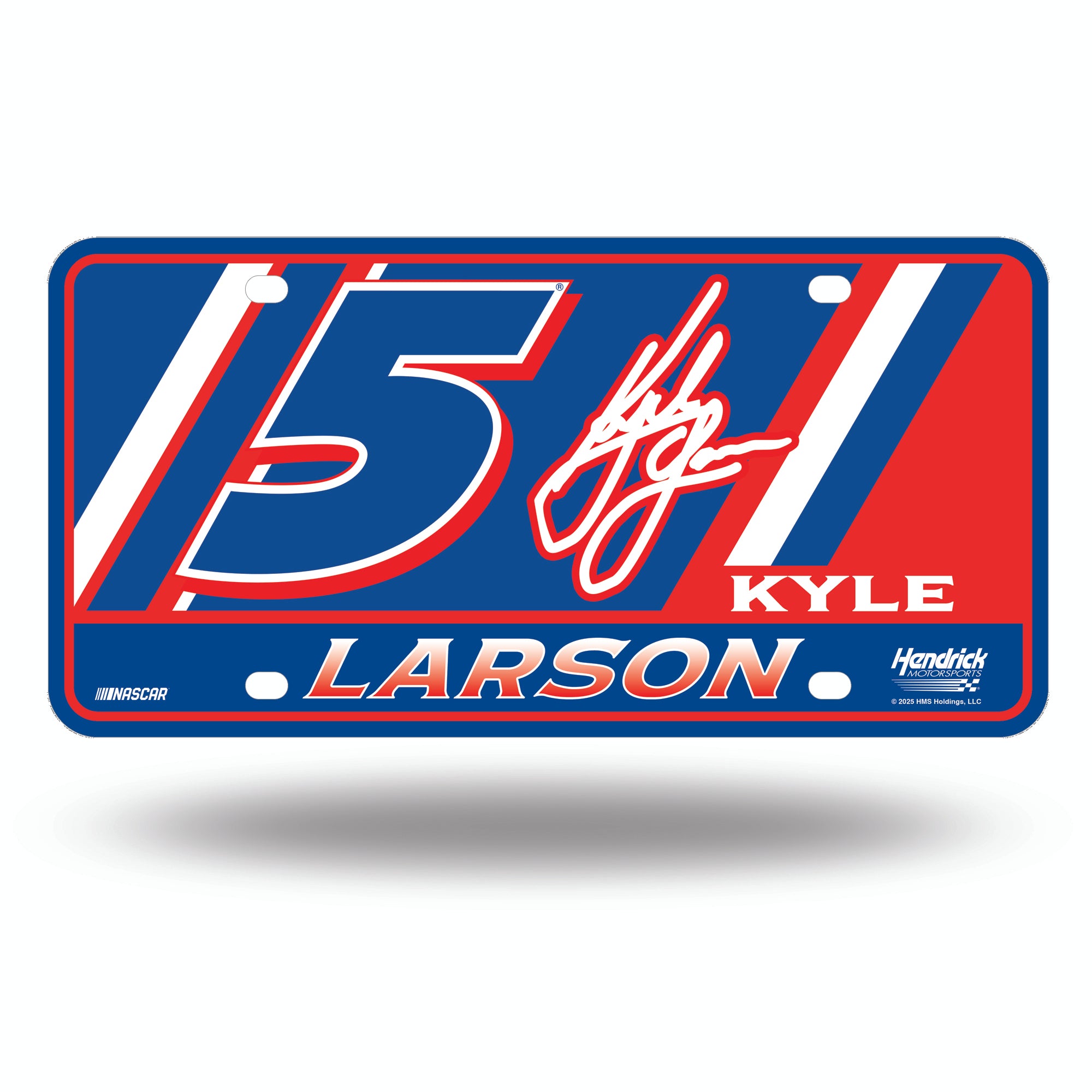 Kyle Larson Metal Auto Tag