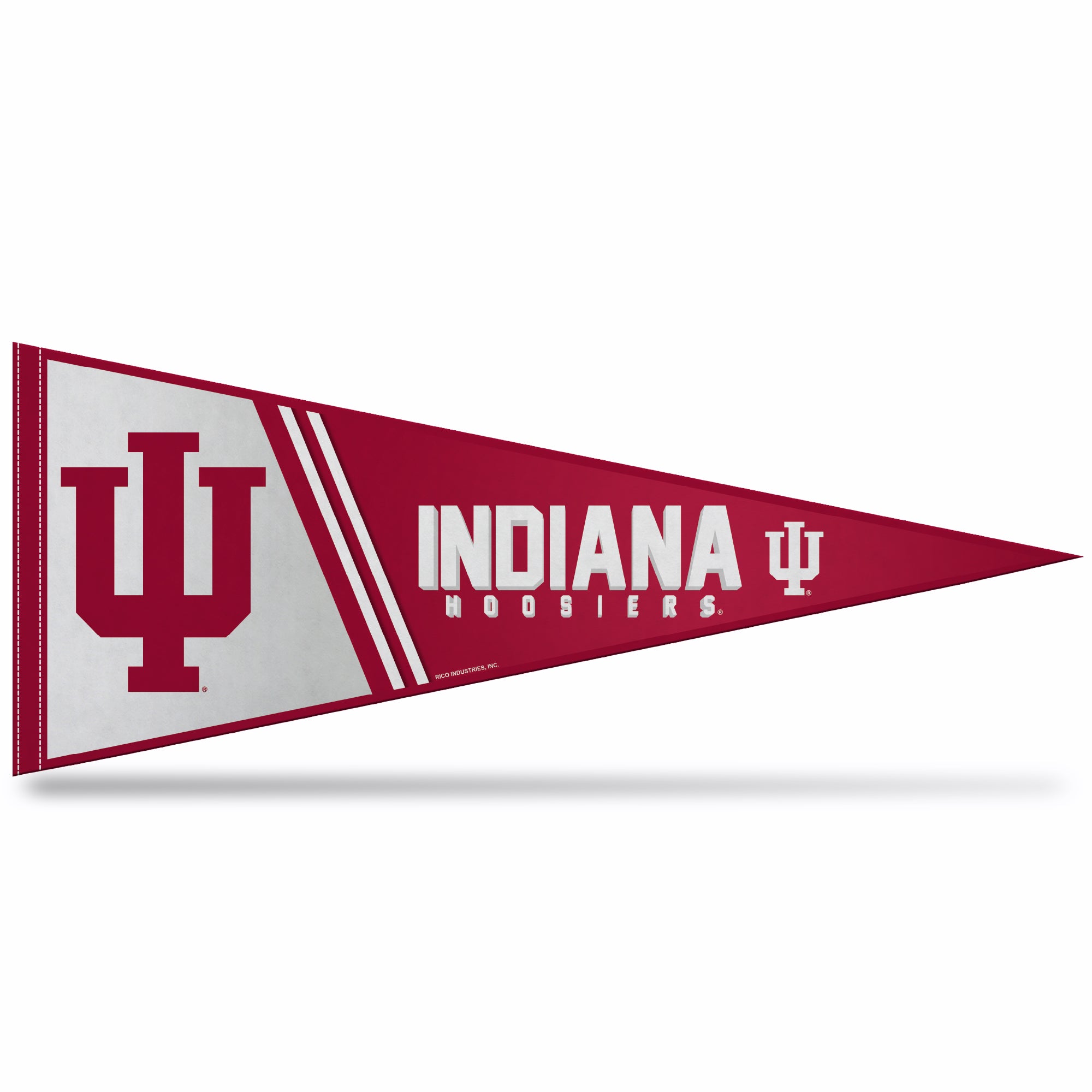 Indiana University Soft Felt 12" X 30" Pennant With Header Card