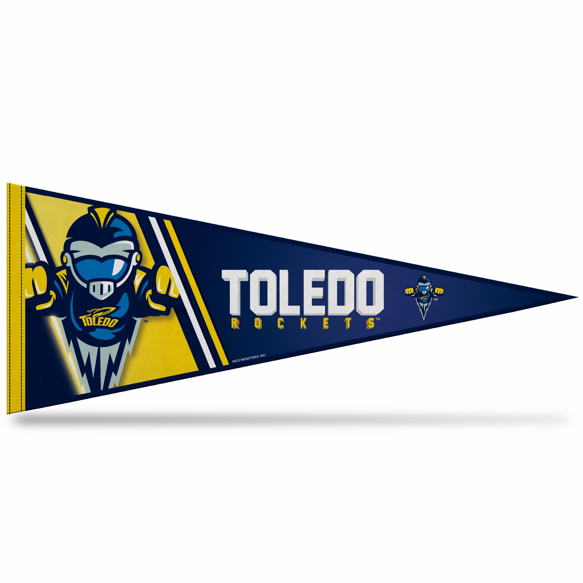 Toledo University Soft Felt 12" X 30" Pennant With Header Card