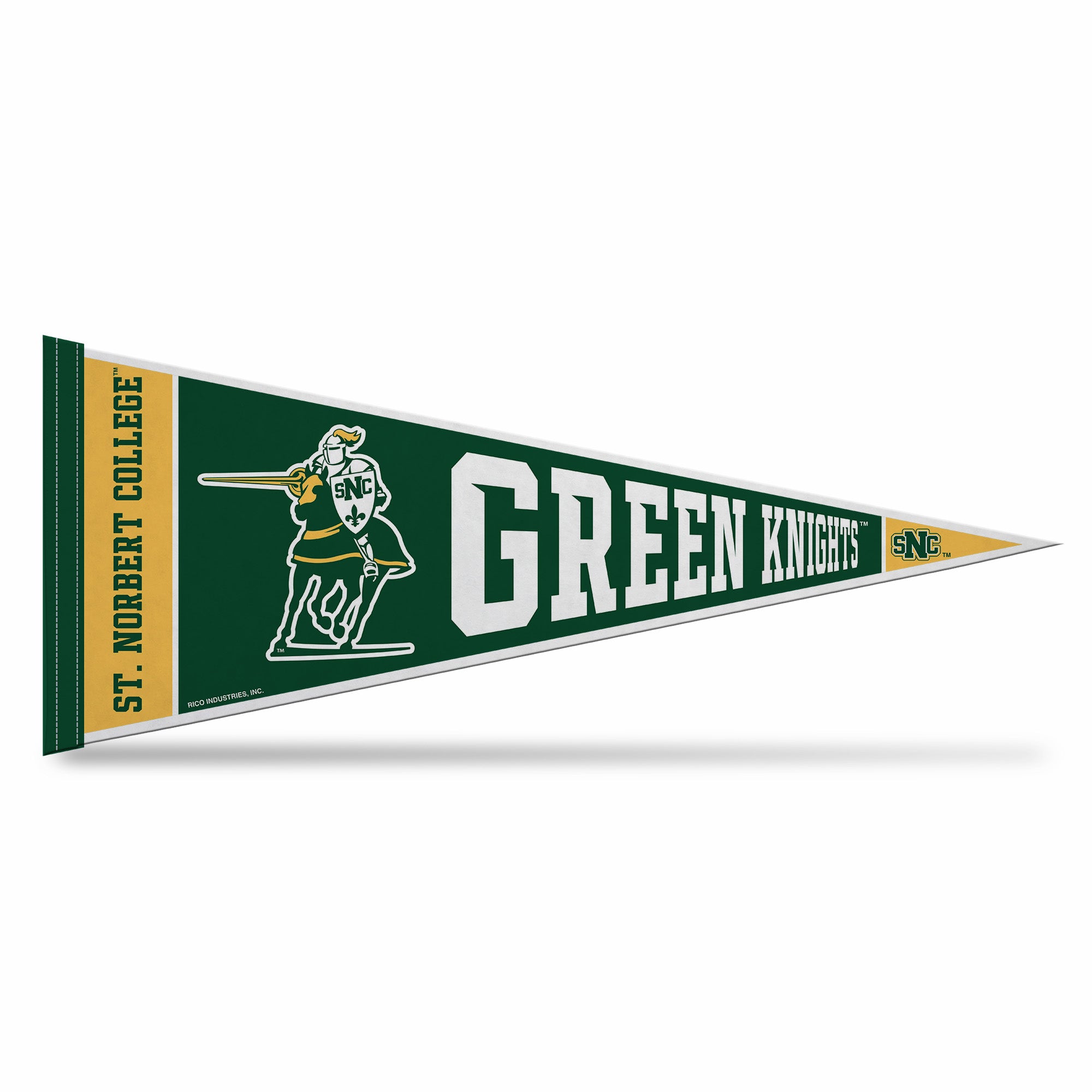 St. Norbert Green Knights Rally Soft Felt Pennant (12x30")