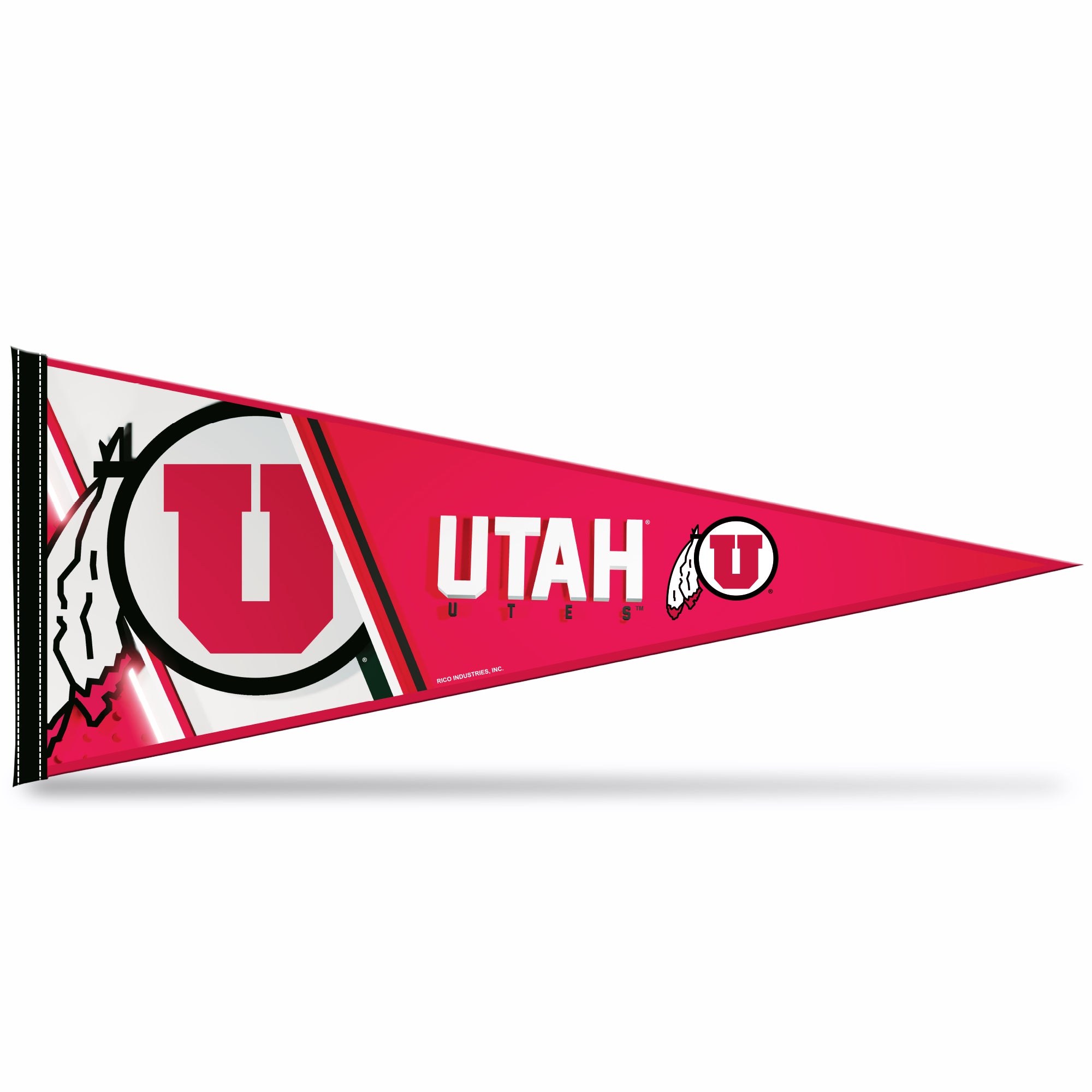 Utah University Soft Felt Pennant (12X30" - Carded)