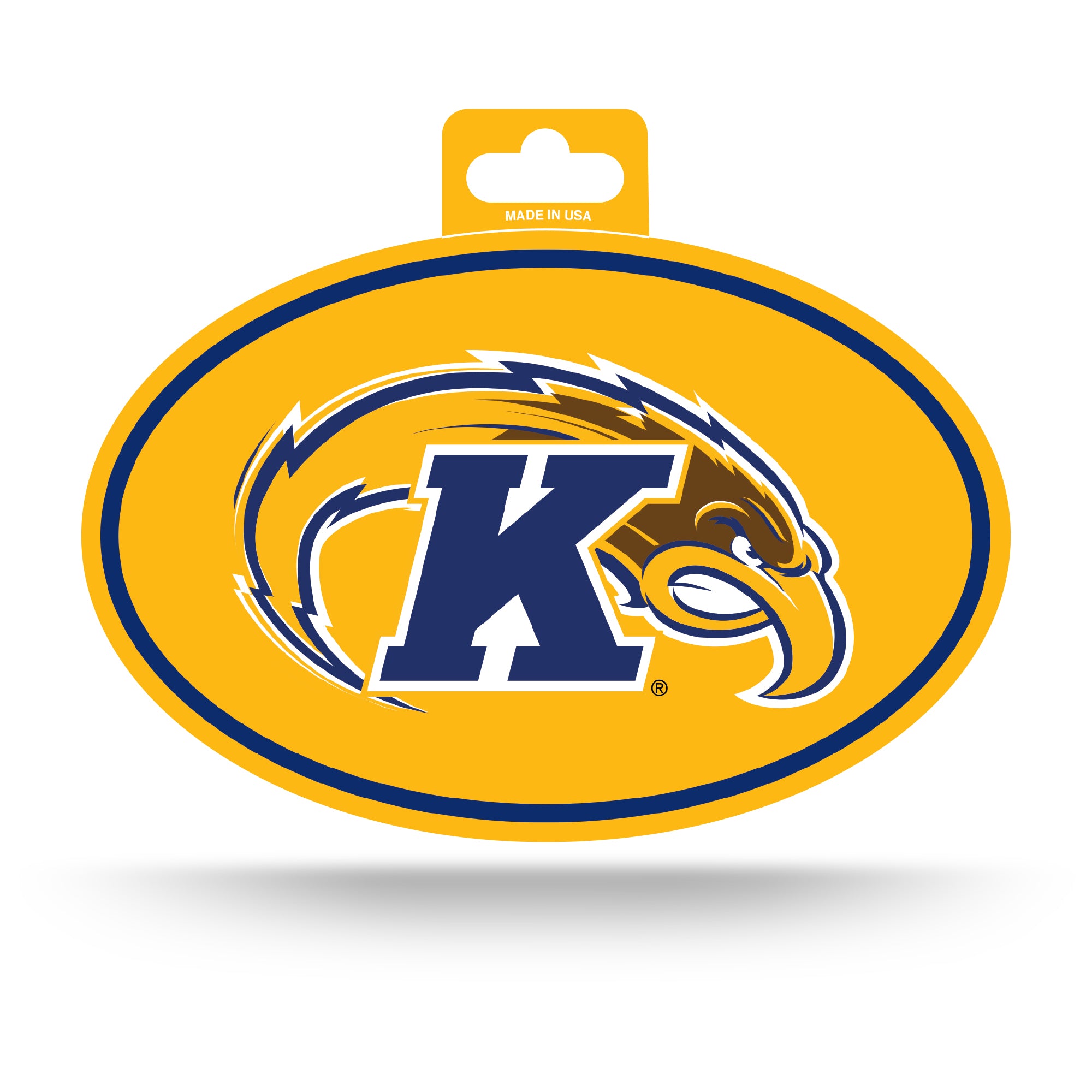 Kent State Full Color Oval Sticker