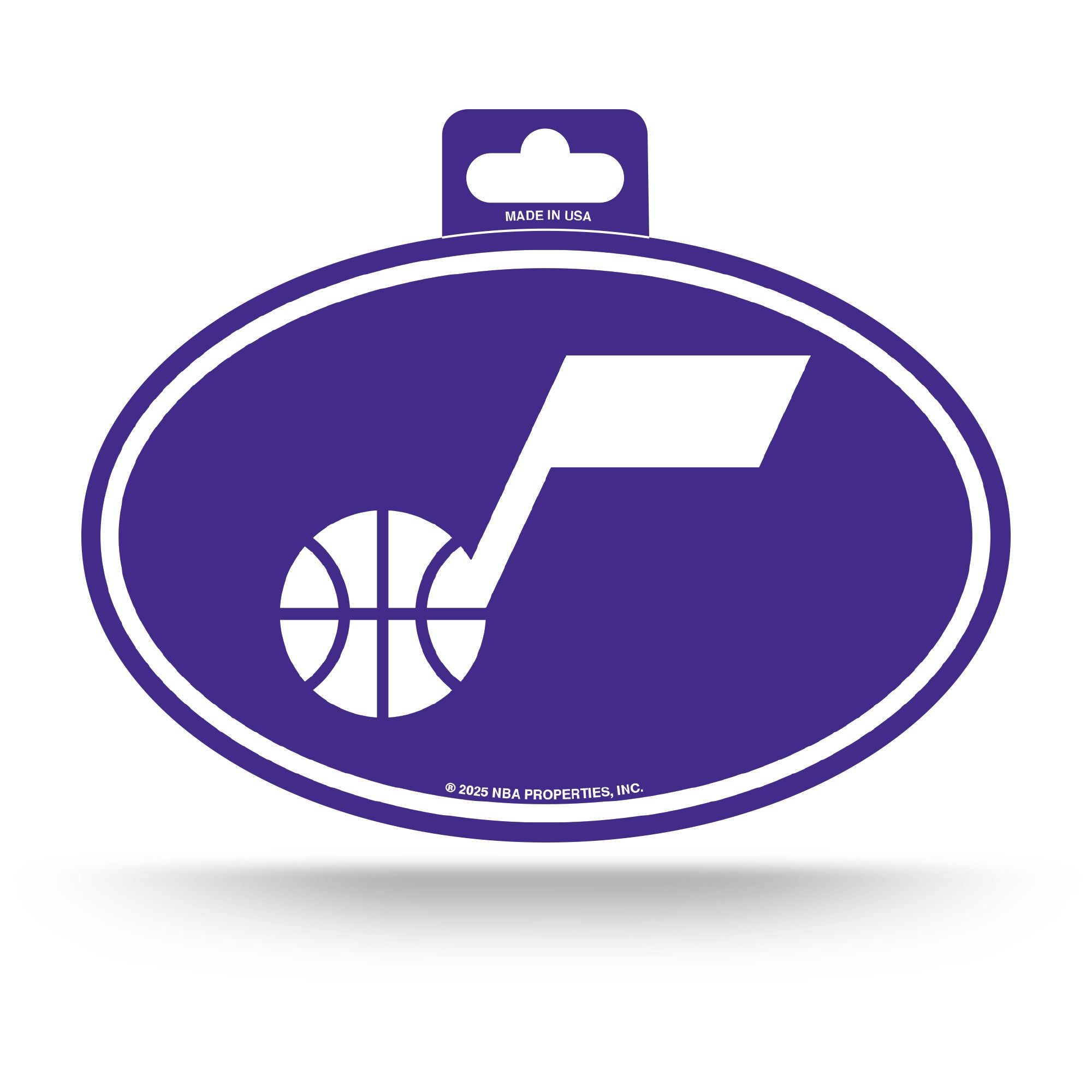 Utah Jazz Full Color Oval Sticker
