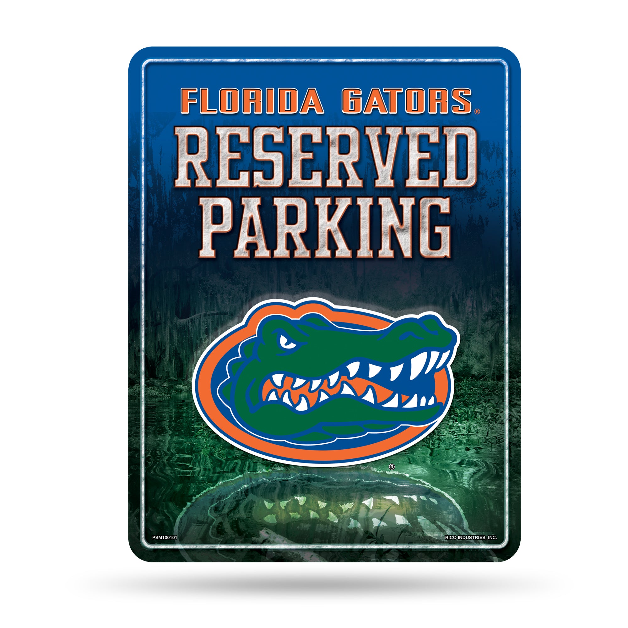 NCAA Florida Gators 8.5" x 11" Metal Parking Sign - Great for Man Cave