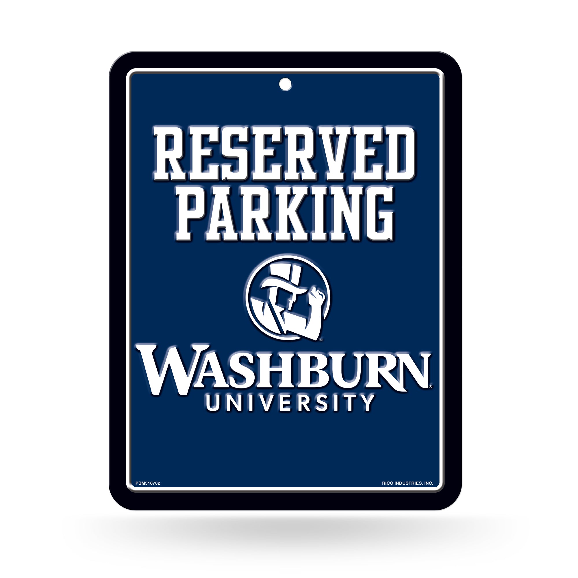 Washburn Ichabods Metal Parking Sign