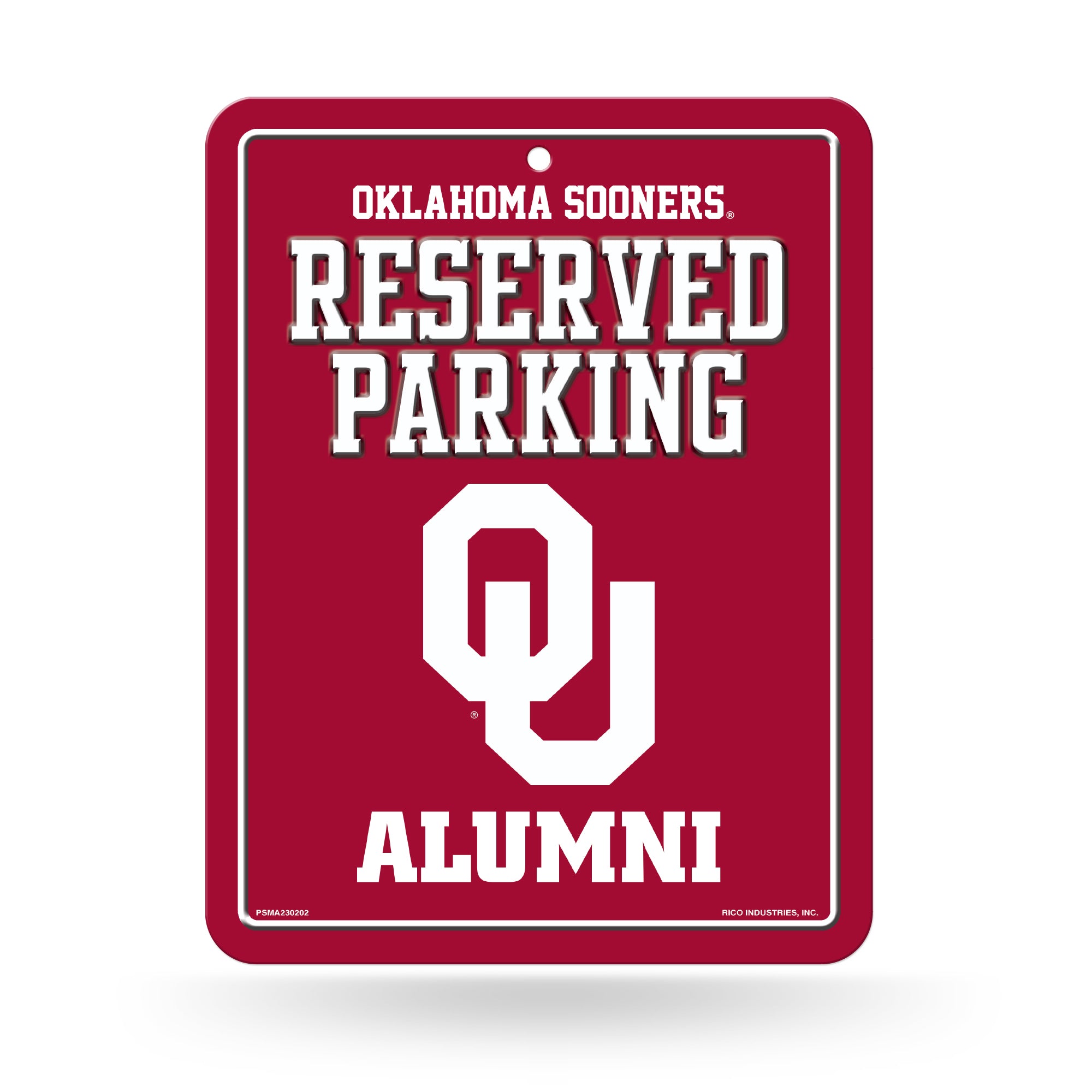 Oklahoma Alumni Metal Parking Signs
