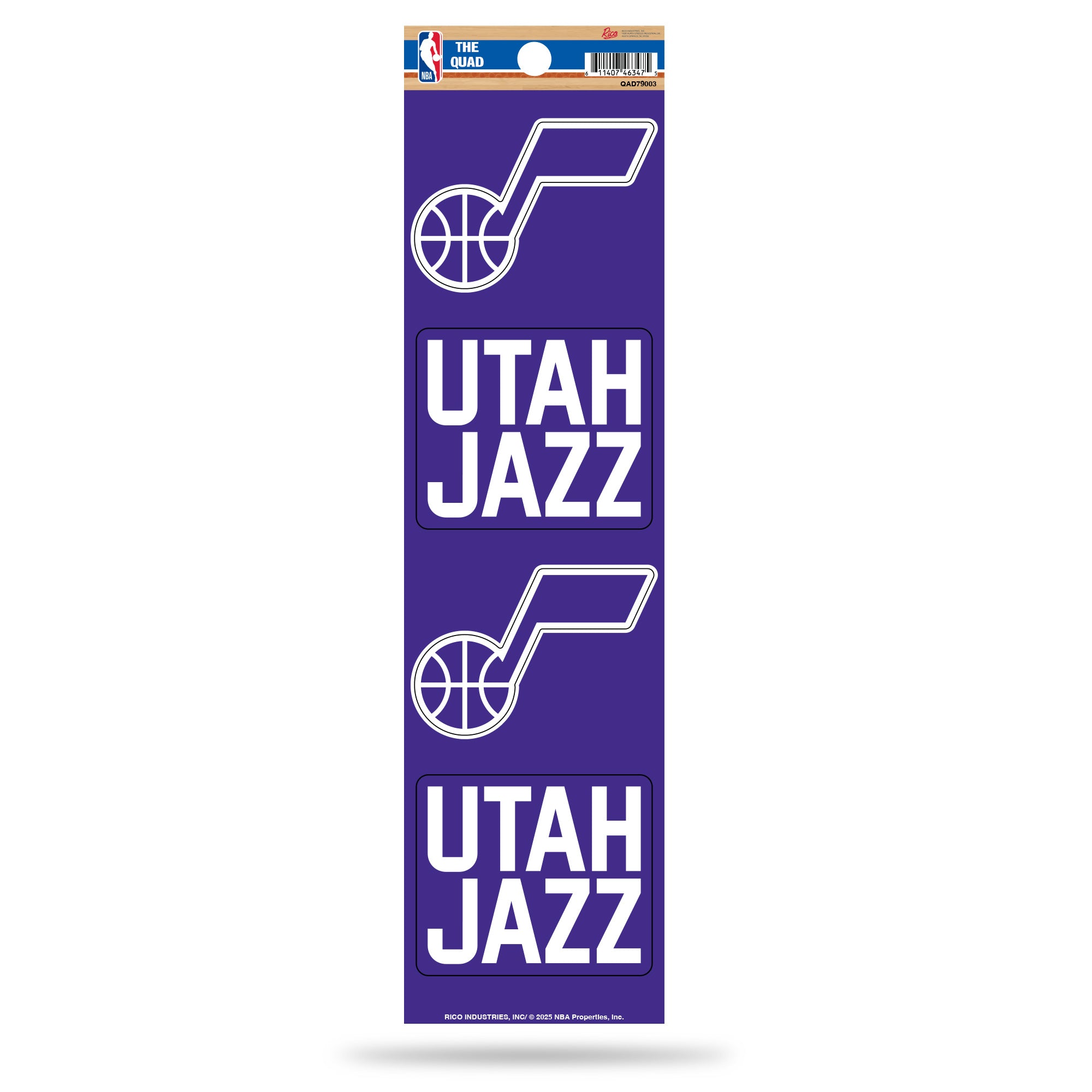 Utah Jazz The Quad Decal