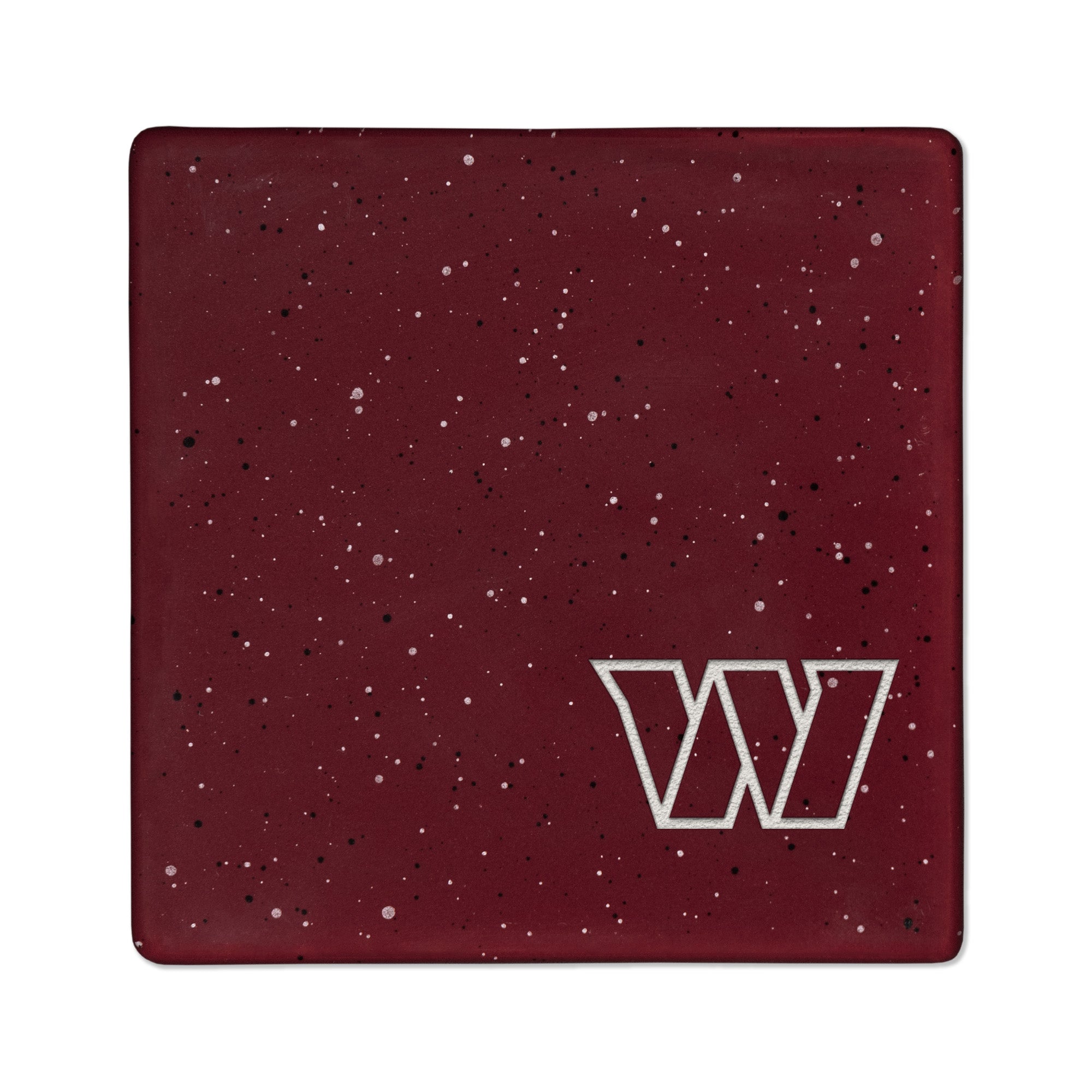 Washington Commanders Ceramic Maroon Speckle 4" Coaster