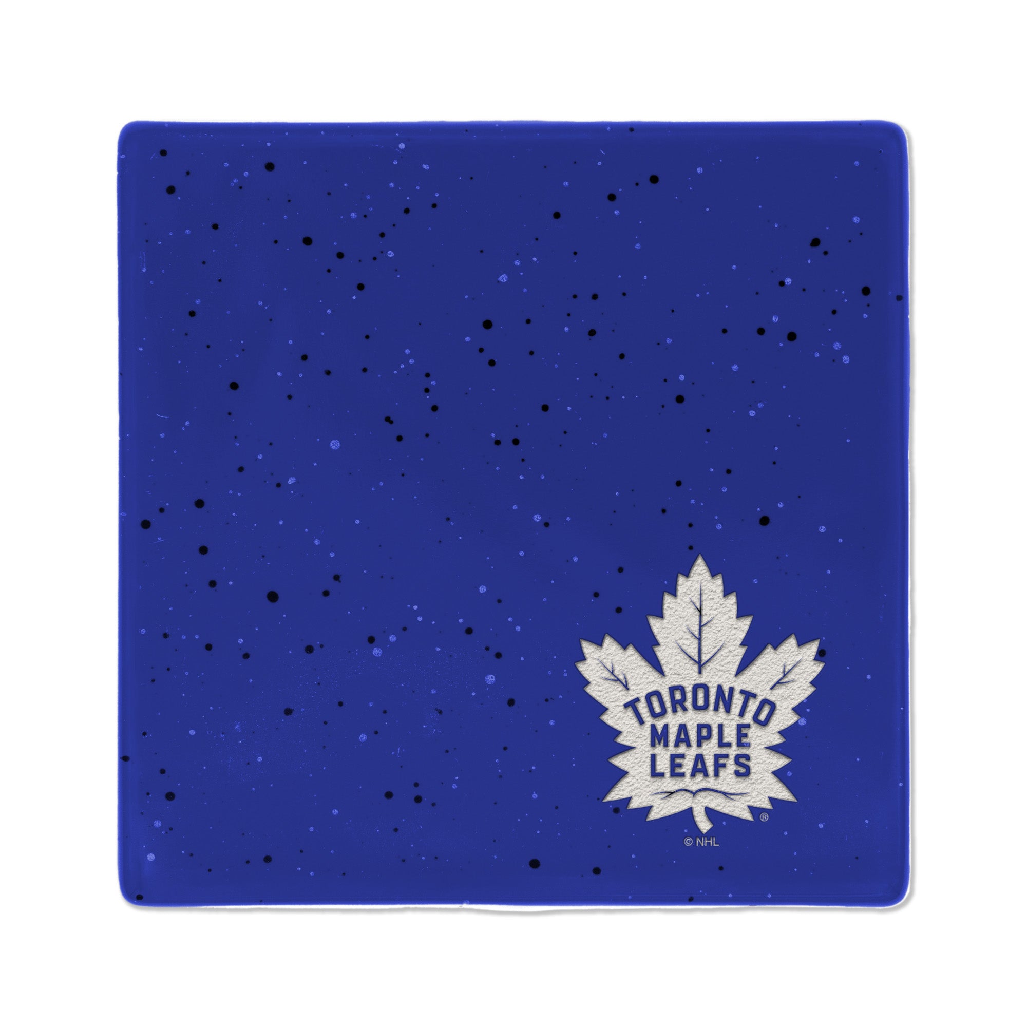 Toronto Maple Leafs Ceramic Royal Speckle 4" Coaster