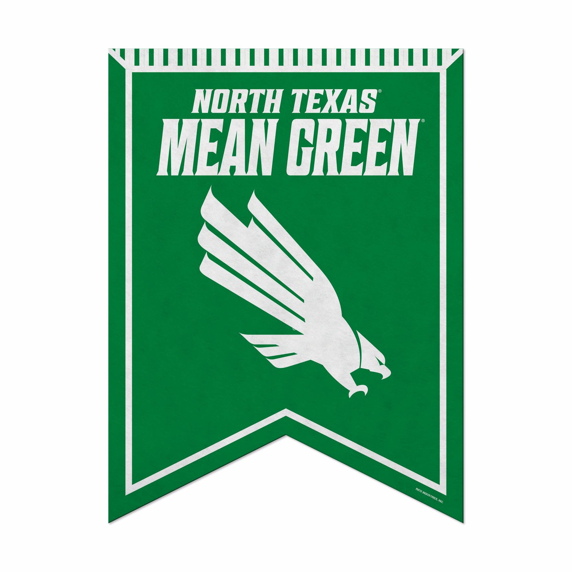 North Texas Mean Green Rafter Felt Pennant (18" X 24")