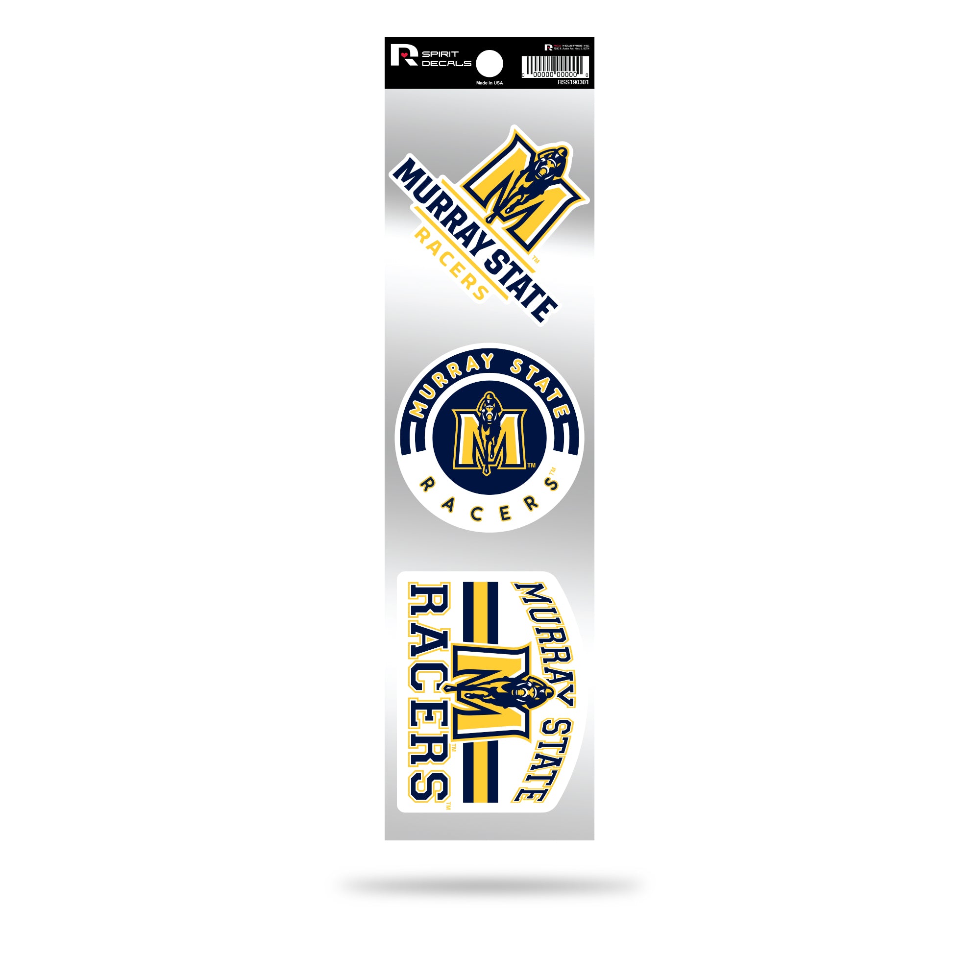 Murray State 3-Piece Retro Spirit Decals