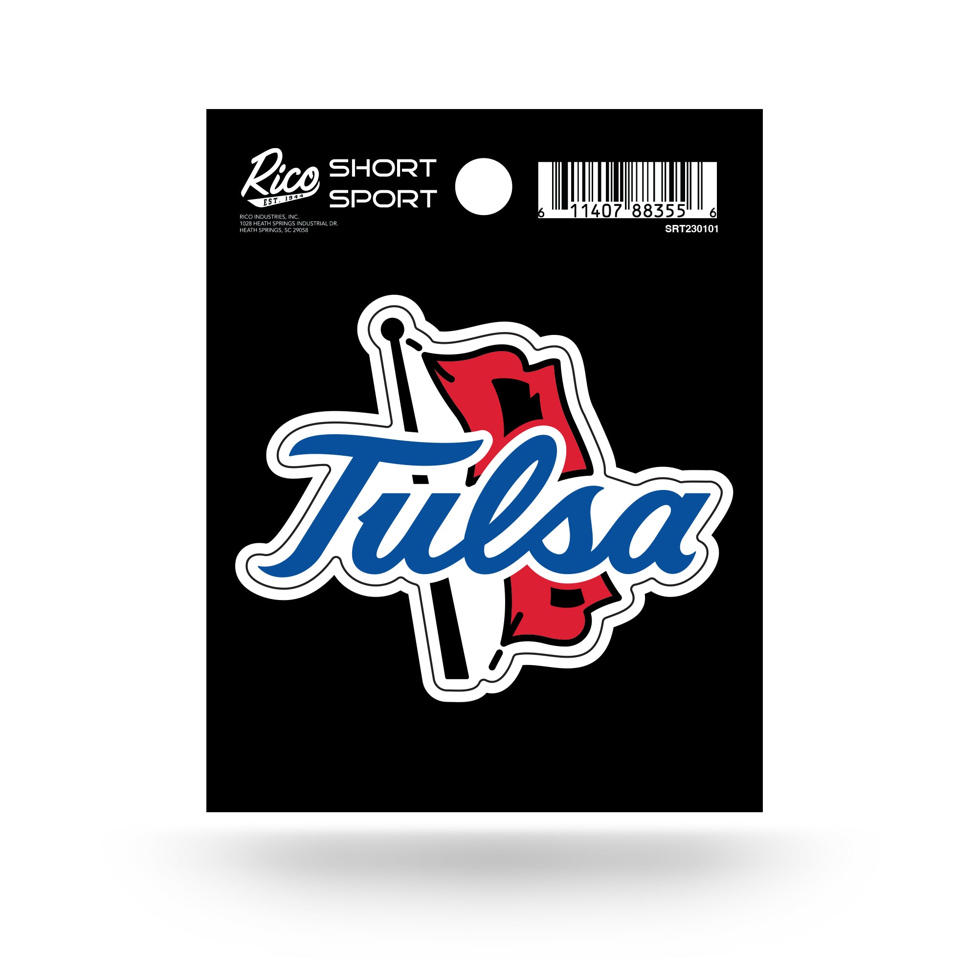 Tulsa Golden Hurricane Short Sport Decal