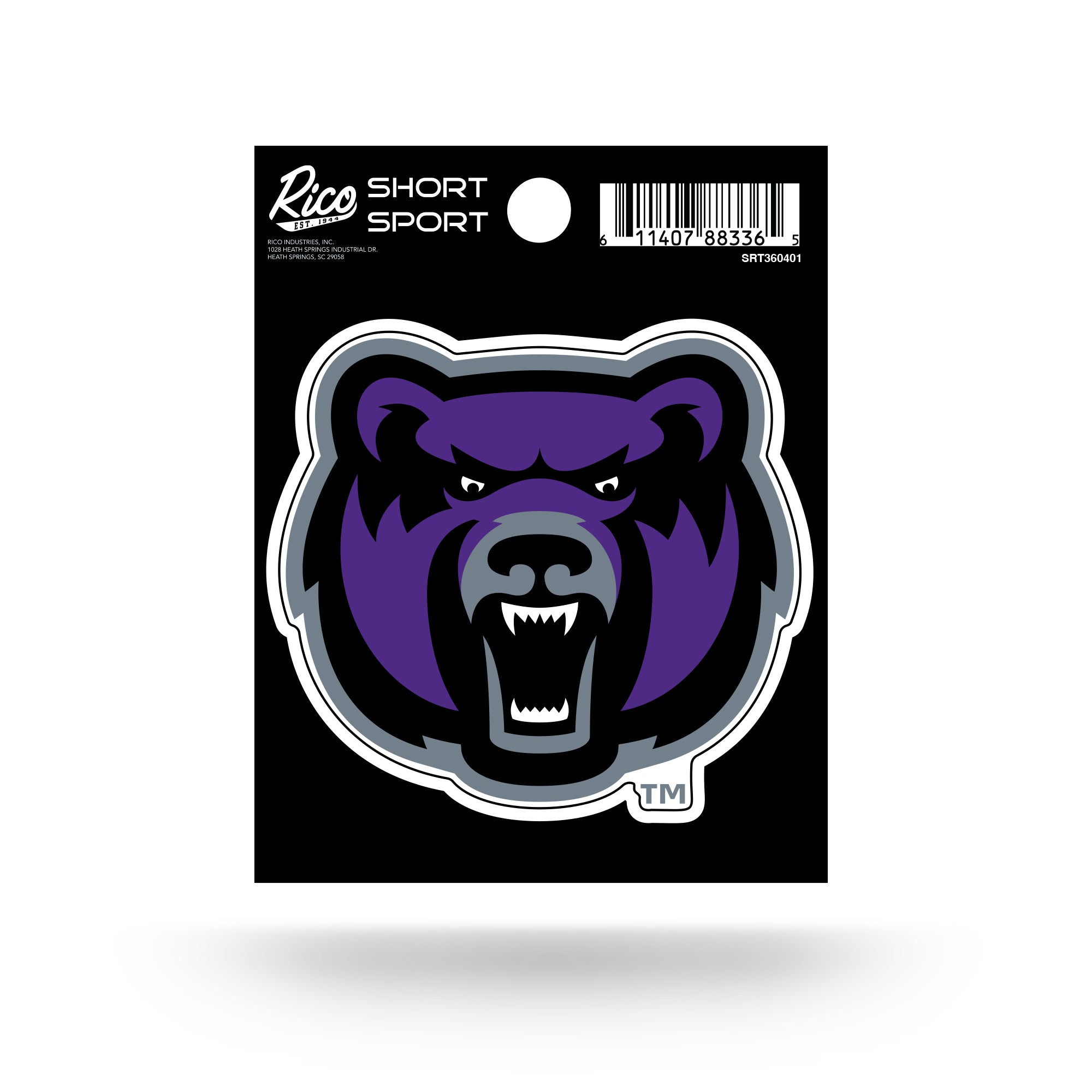 Central Arkansas Bears Short Sport Decal